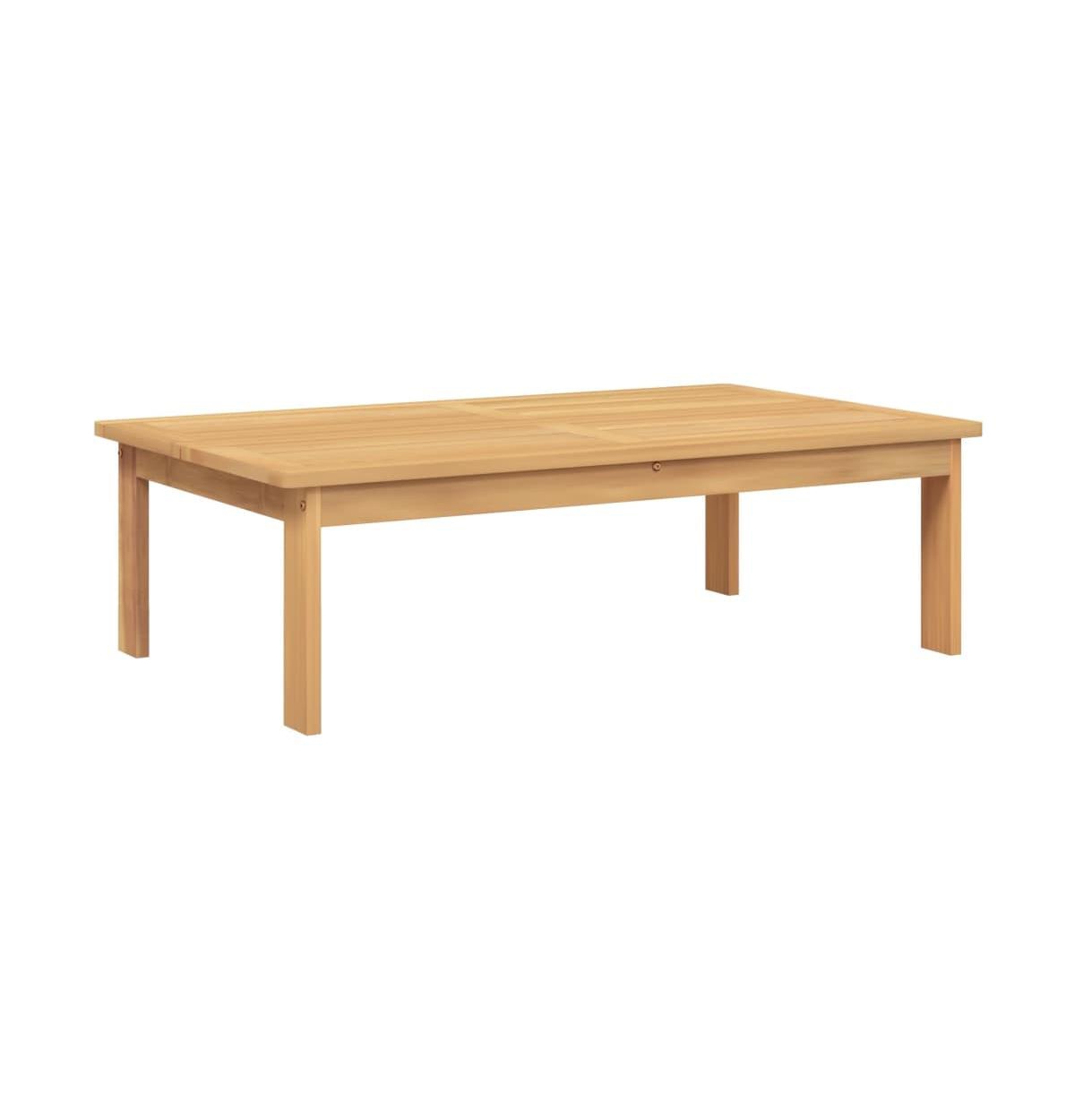 Click here for Patio Table 39.4x23.6x11.8 Solid Wood Acacia - Bro... prices