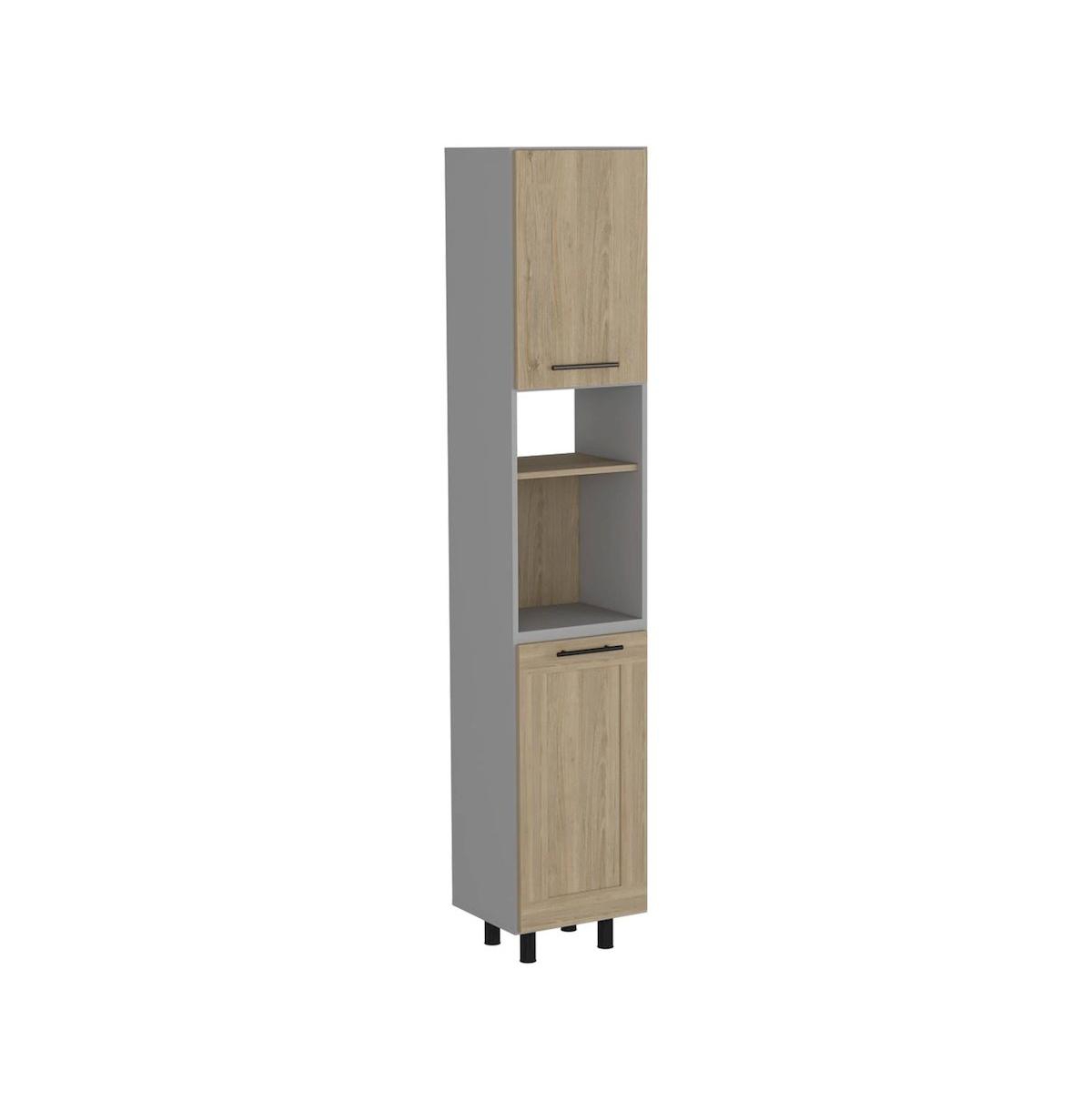 Click here for Tuhome Hassel Kitchen Pantry Cabinet Light Pine Md... prices