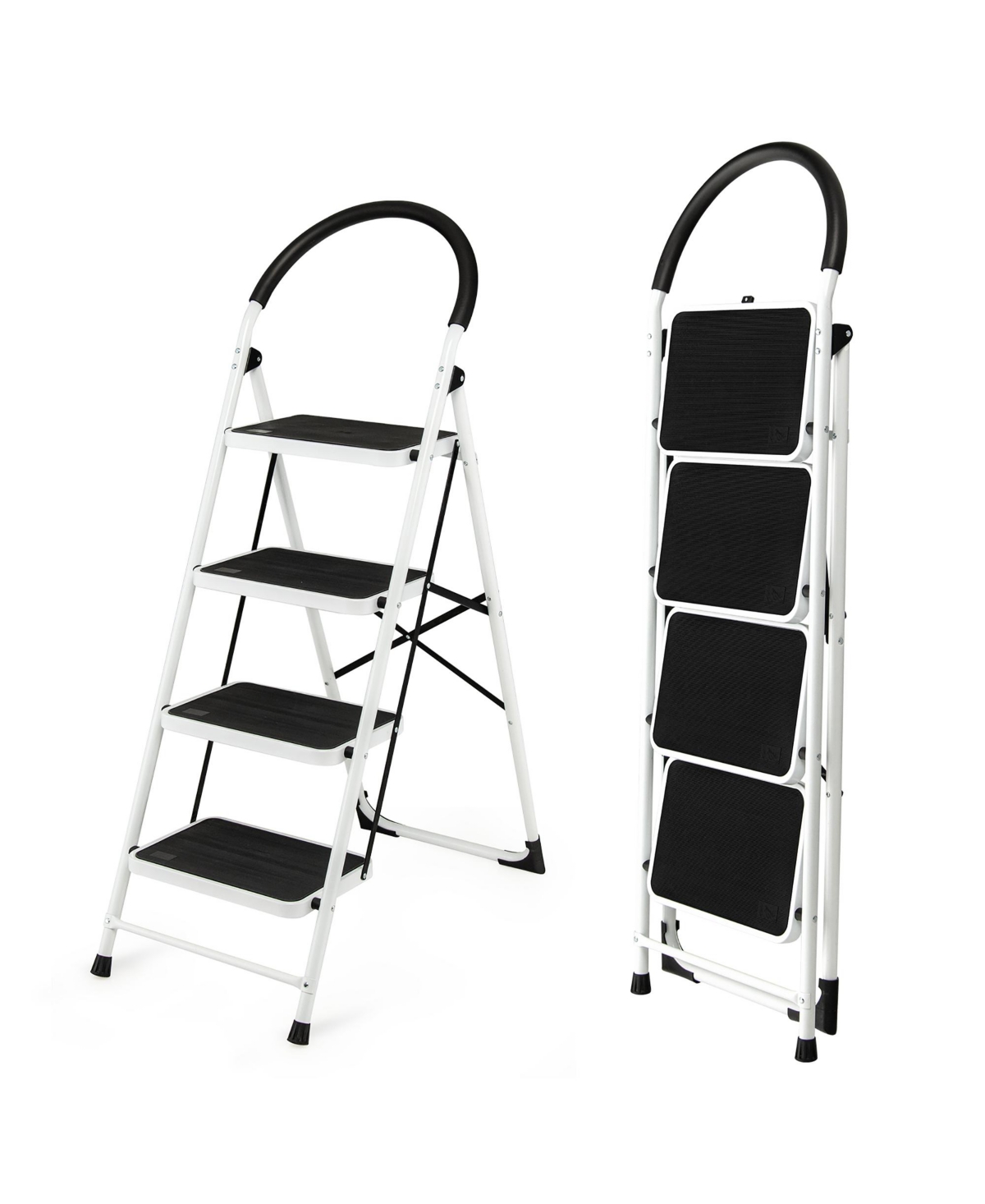 Click here for Costway 4 Step Ladder Folding Stool Heavy Duty 330... prices