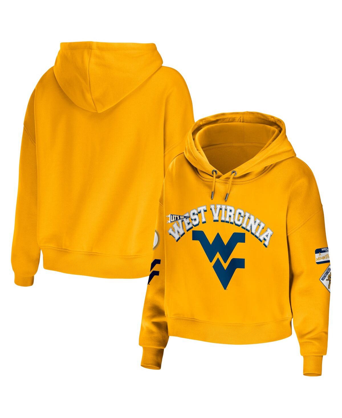 Click here for Wear by Erin Andrews Womens Gold West Virginia Mou... prices
