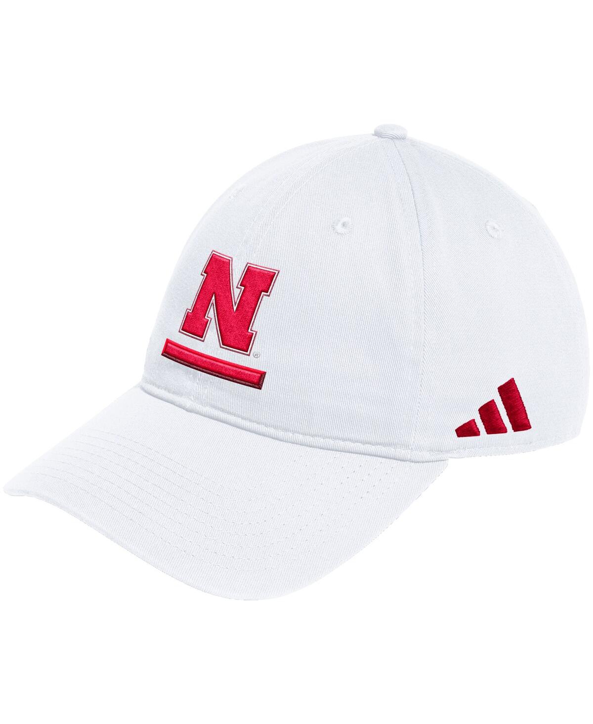 Click here for Adidas Mens White Nebraska Huskers Locker Room Adj... prices