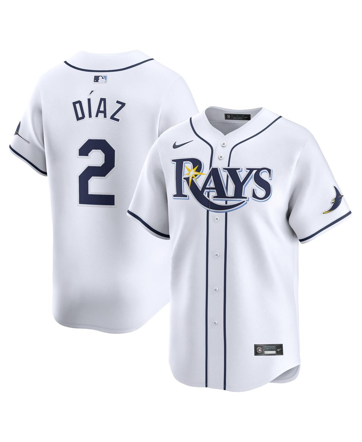 Click here for Nike Mens Yandy Diaz White Tampa Bay Rays Home Lim... prices