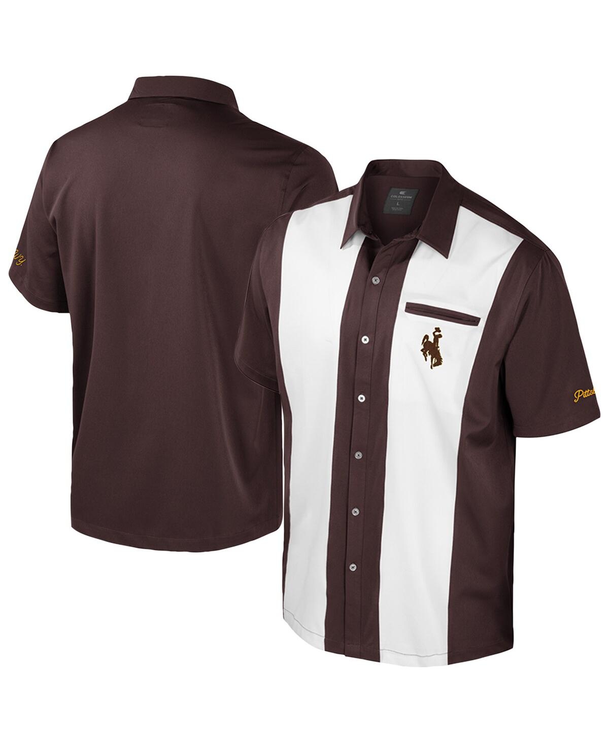 Click here for Colosseum Mens Brown Wyoming Cowboys Strike Bowlin... prices
