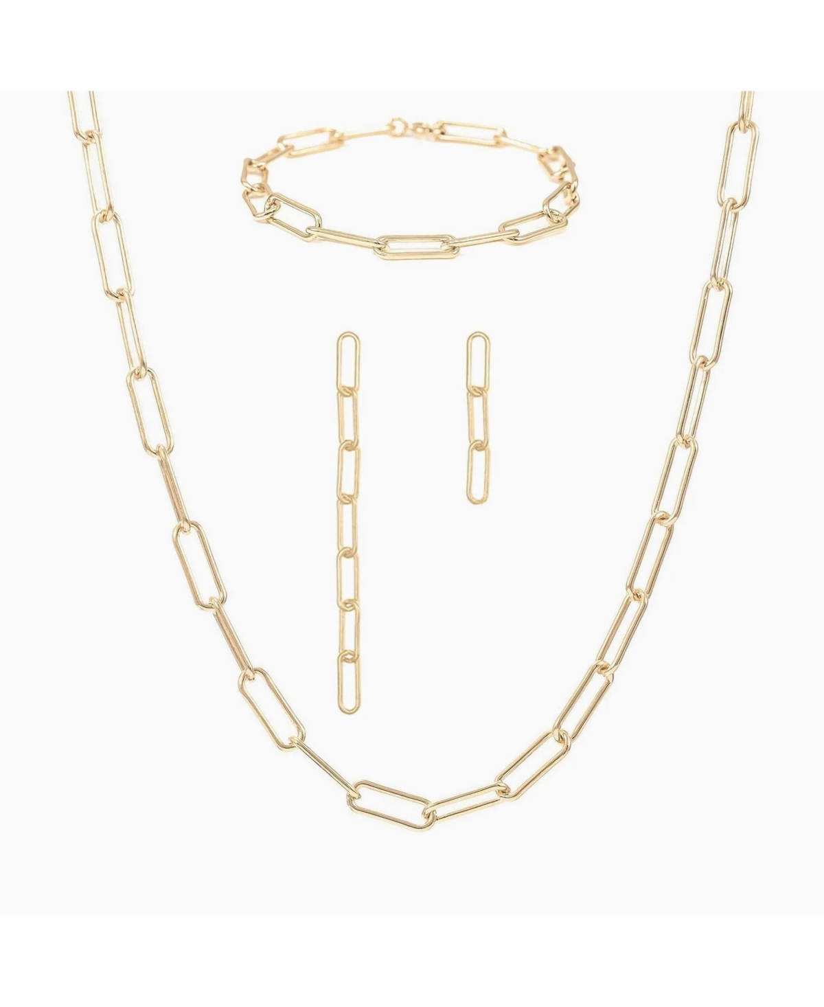 Click here for Sterling Silver 18k Gold Plated Amelia Chain State... prices