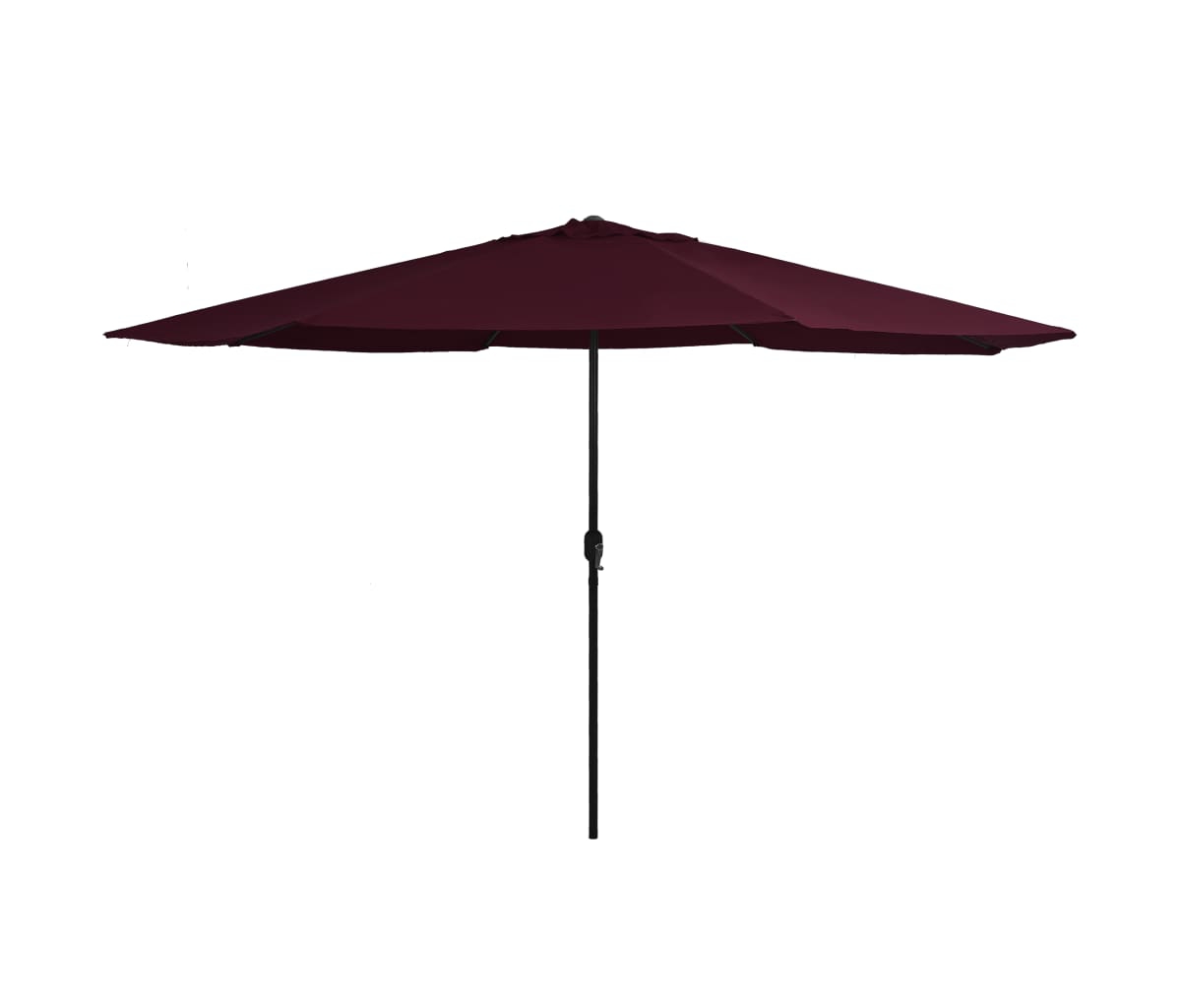 Click here for Garden Parasol Bordeaux red Polyester  Metal Mediu... prices
