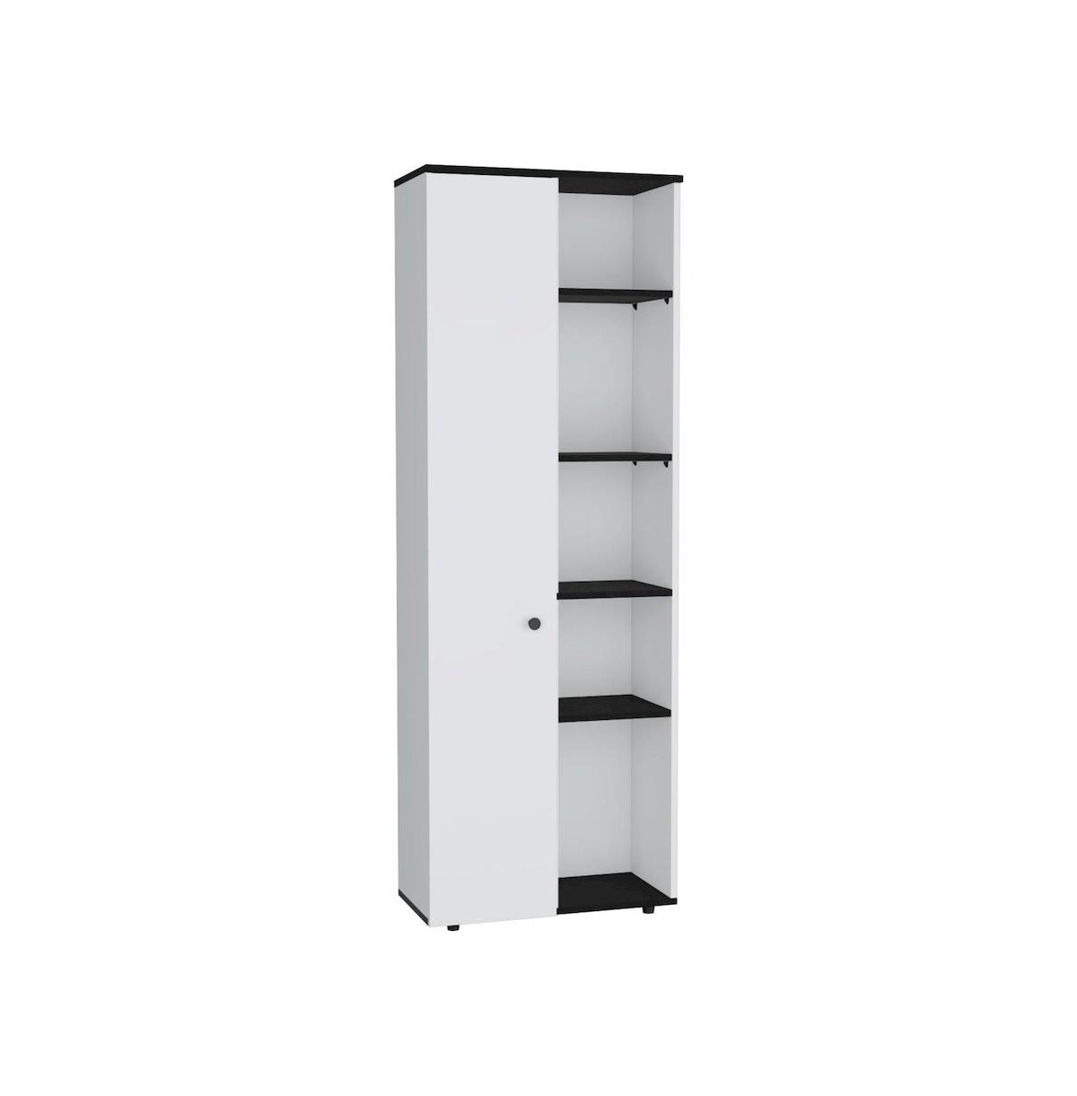 Click here for Tuhome Hoyt Multistorage Kitchen Pantry White/Blac... prices
