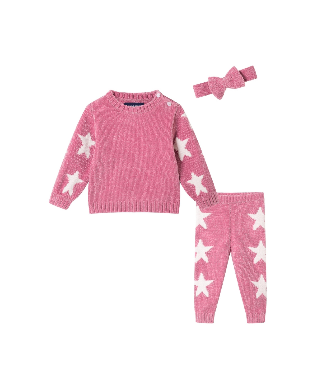 Click here for Andy & Evan Baby Girls Star Icon Sweater w/Pant &... prices