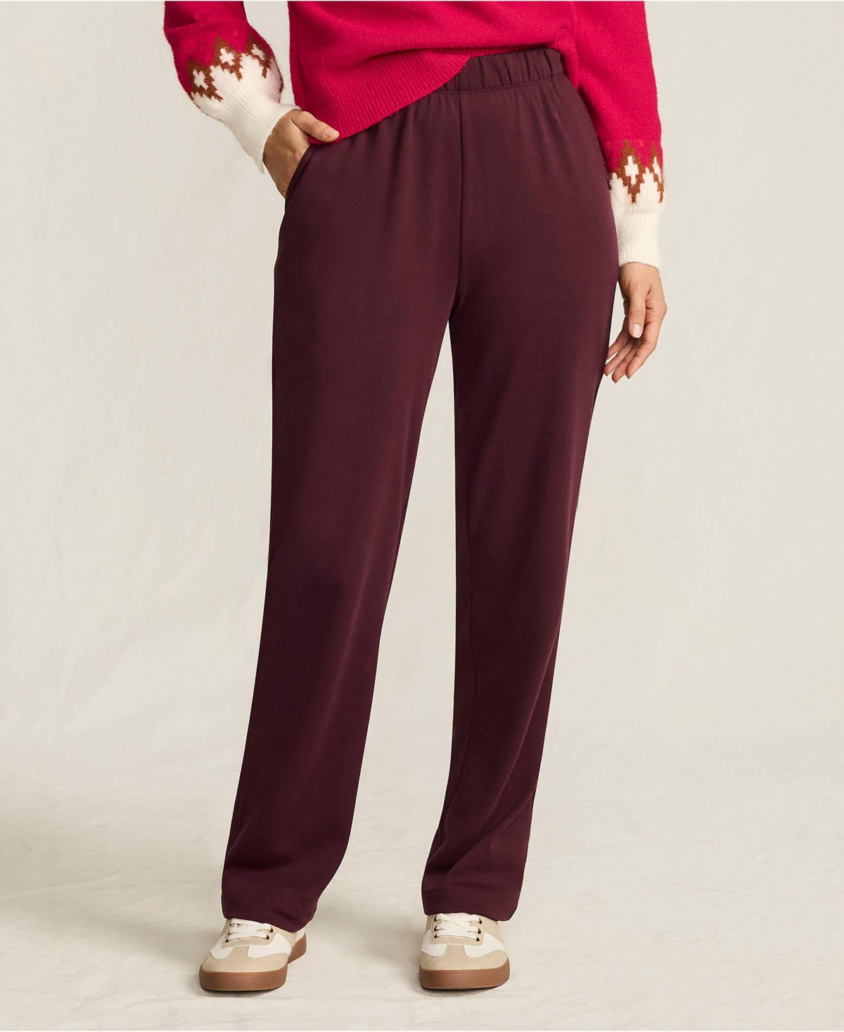 Click here for Lands End Womens Sport Knit High Rise Pants - Lush... prices