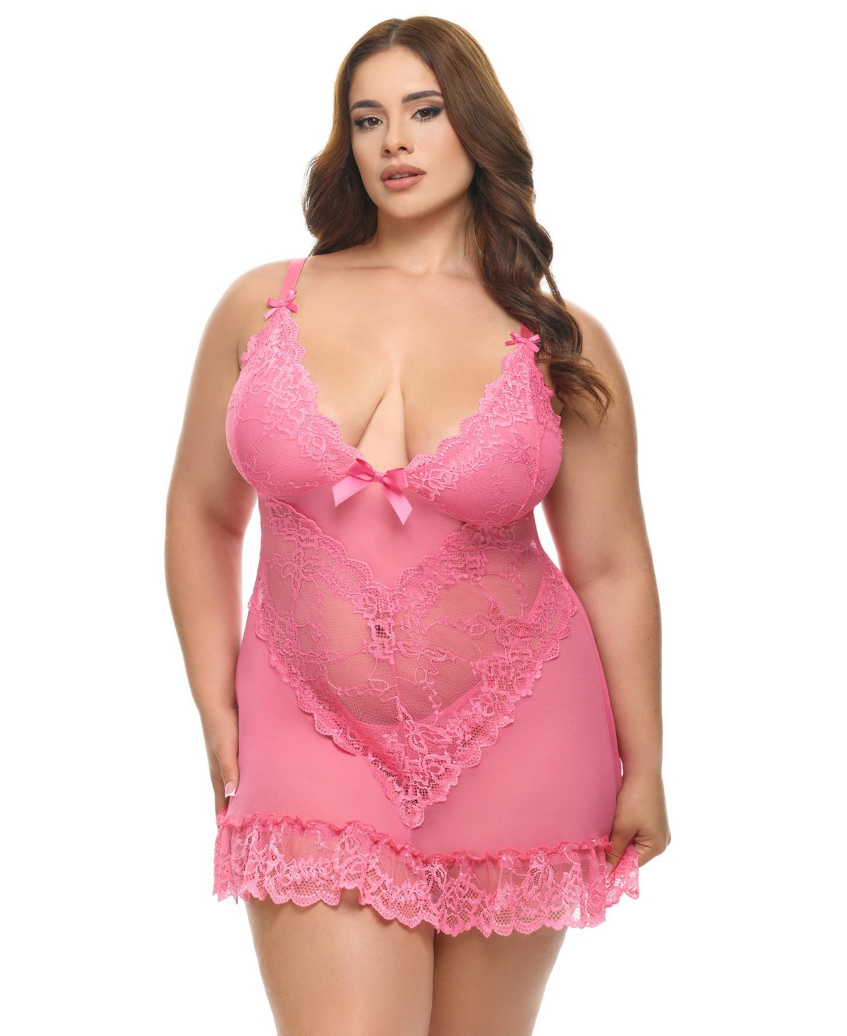 Click here for Oh La La Cheri Womens Valentine Soft Cup Lace Baby... prices