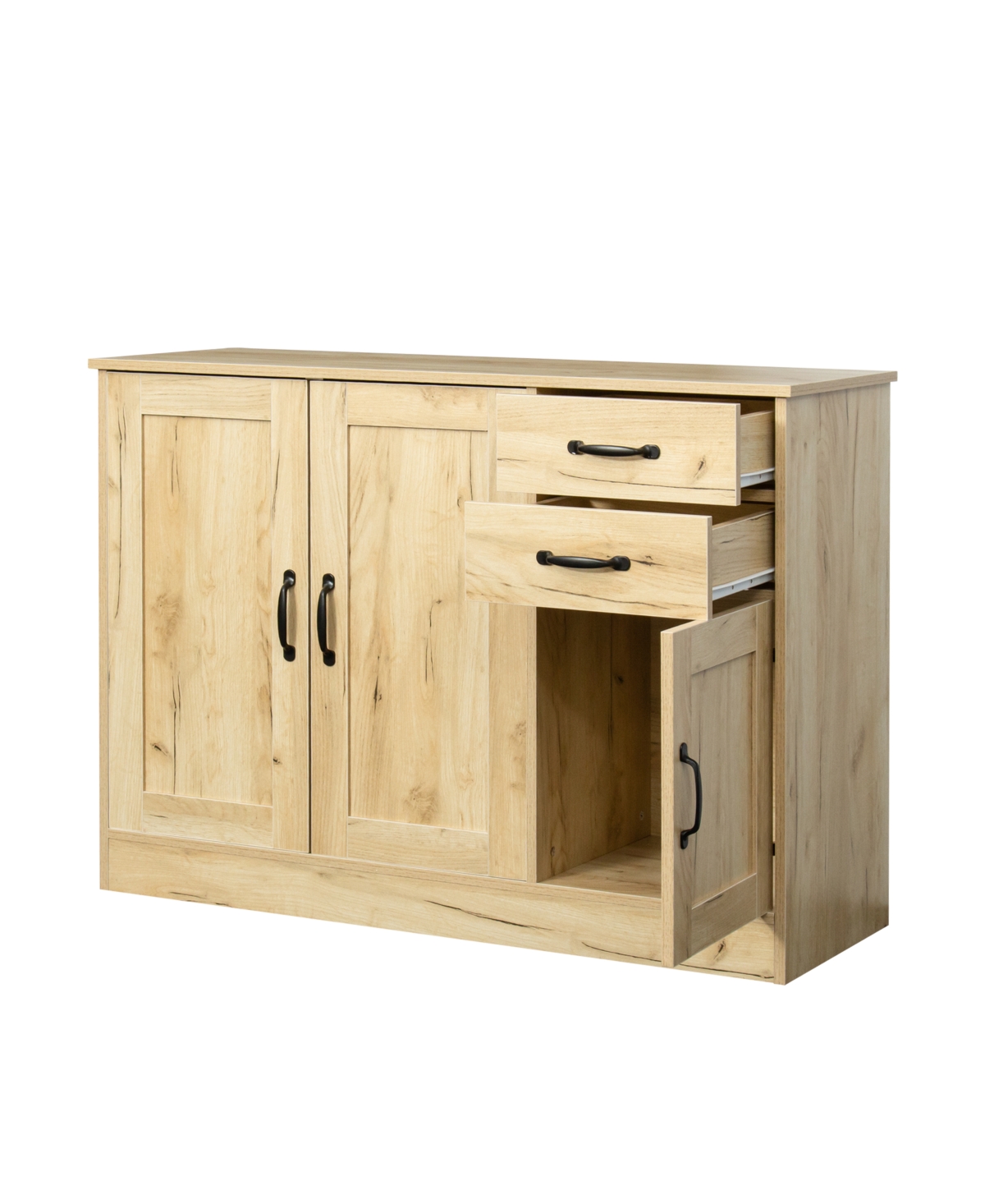 Click here for Casainc Modern Wood Sideboard with 2 Doors  2 Draw... prices