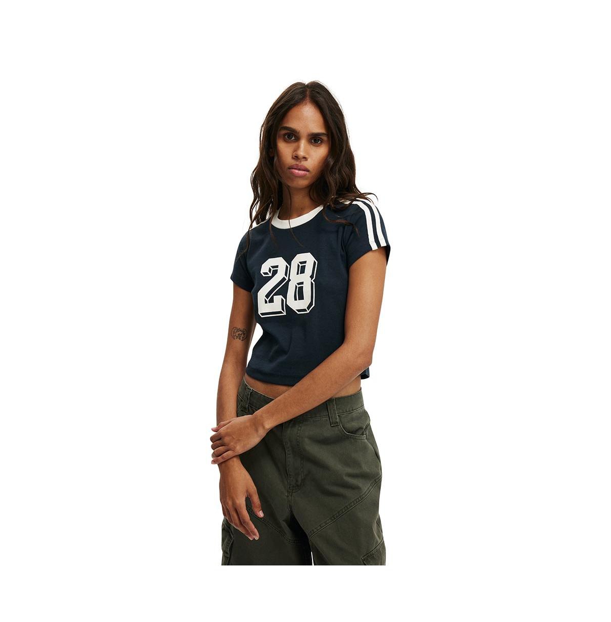 Click here for Cotton On Womens Retro Baby Graphic Tee - 28 / ink... prices