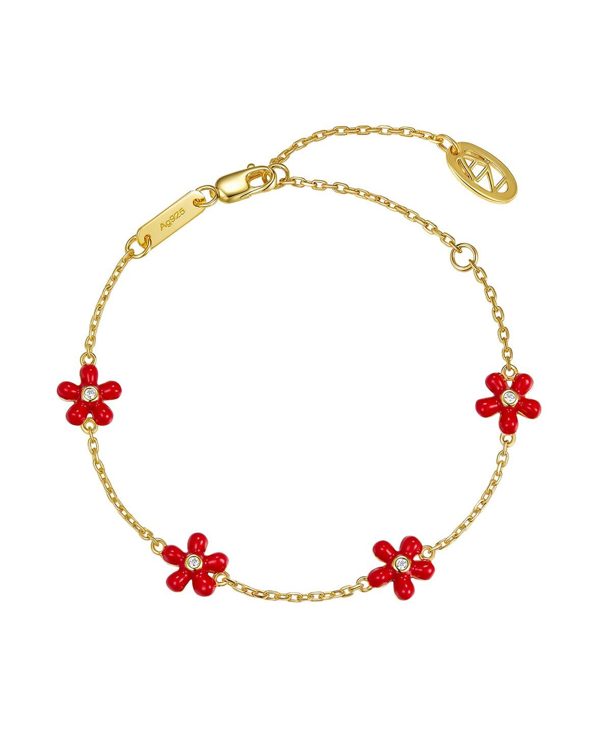 Click here for Anna Zuckerman Petit Rosie Bracelet in Red - Red prices
