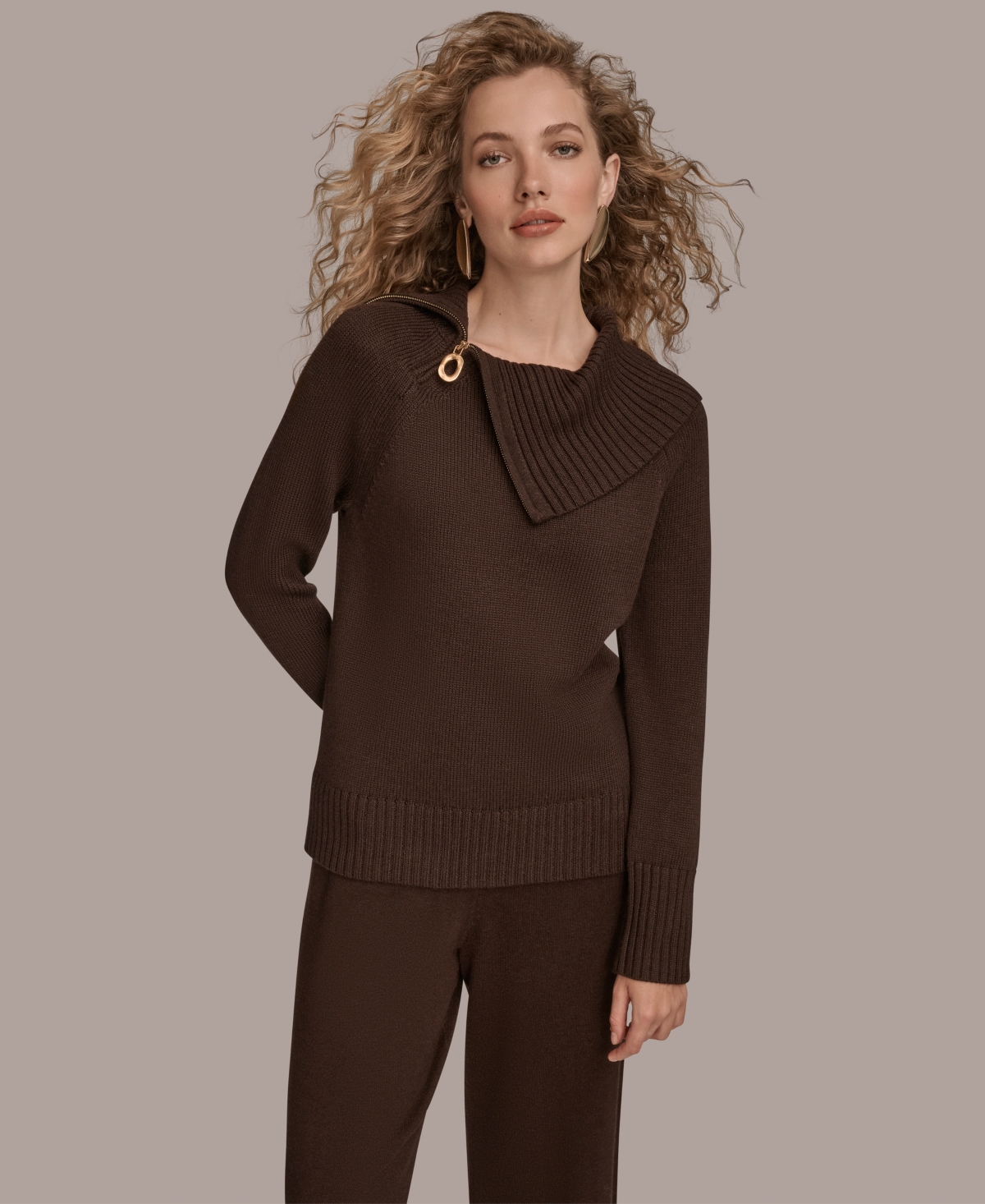 Click here for Donna Karan New York Womens Asymmetric Sweater - C... prices