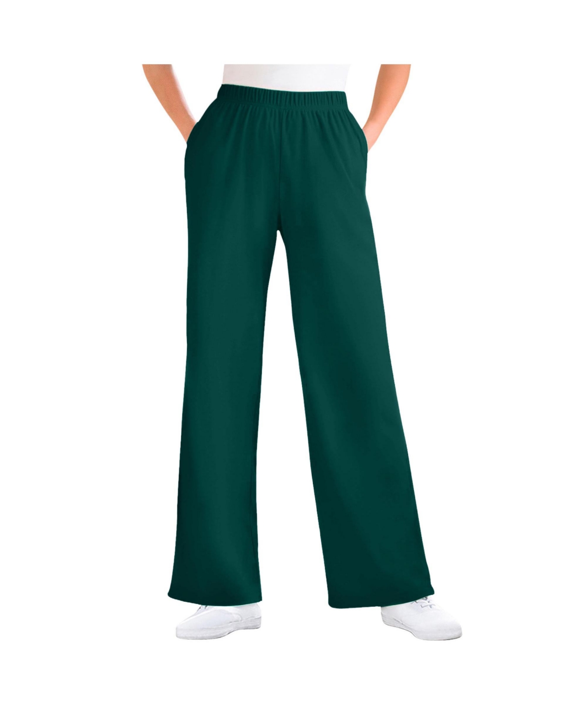 Click here for Woman Within Womens Within Tall 7-Day Knit Wide-Le... prices