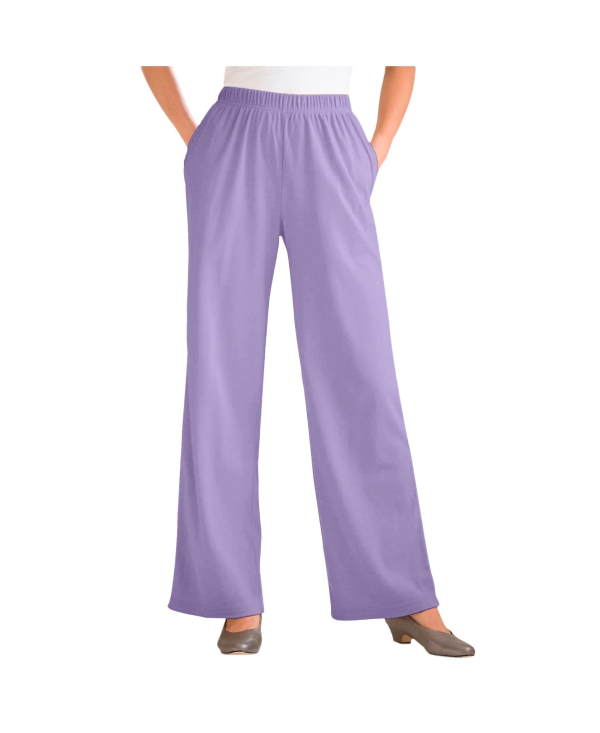 Click here for Woman Within Womens Within Tall 7-Day Knit Wide-Le... prices