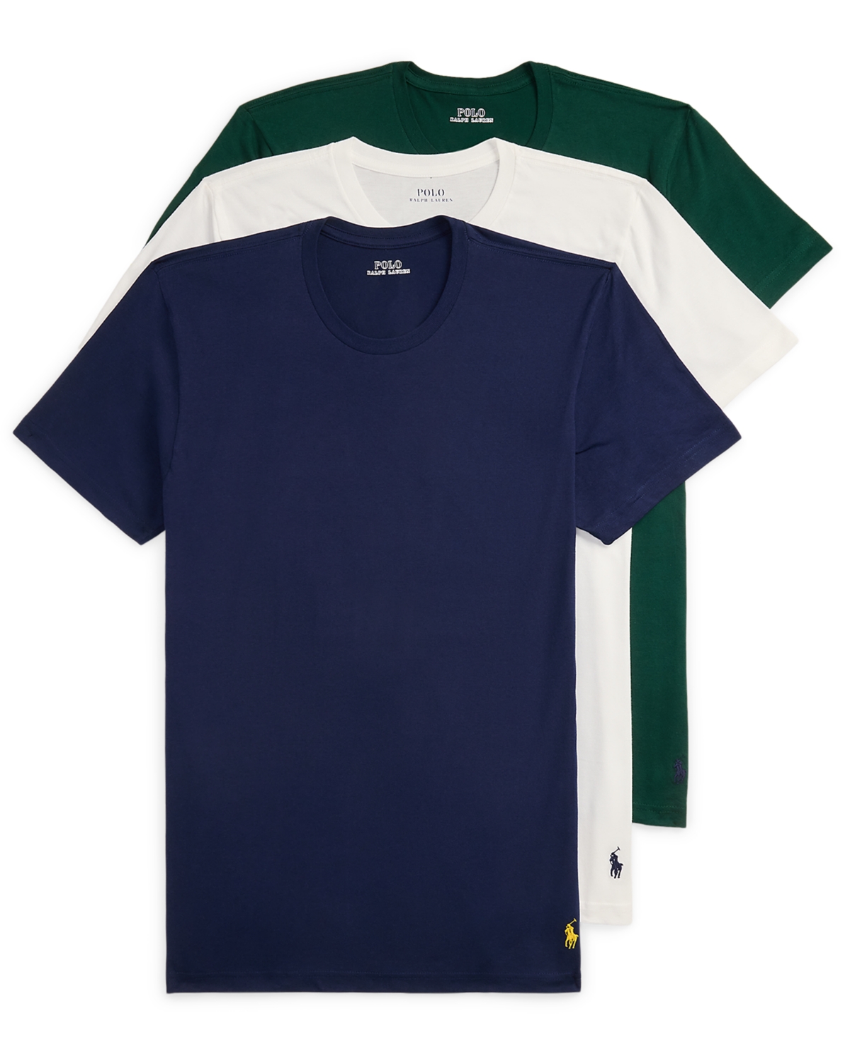 Click here for Polo Ralph Lauren Mens 3-Pack Classic Crewneck T-S... prices