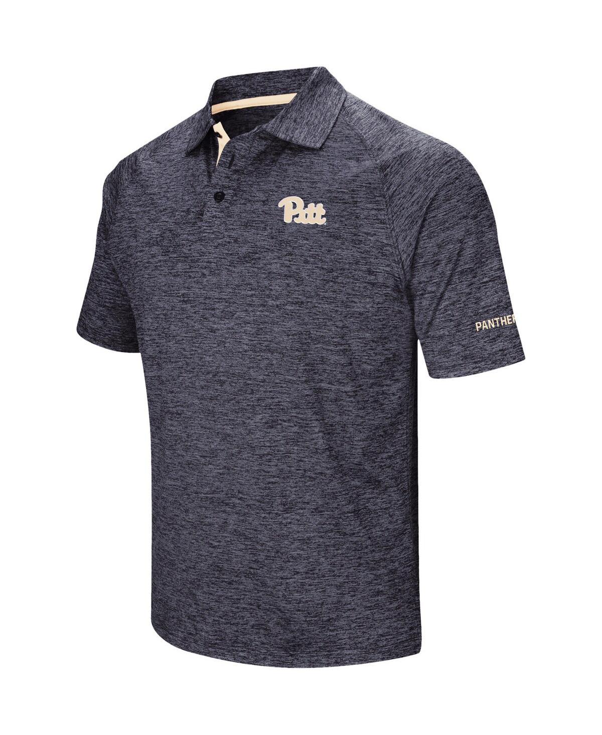 Click here for Colosseum Mens Navy Pitt Panthers Down Swing Polo... prices