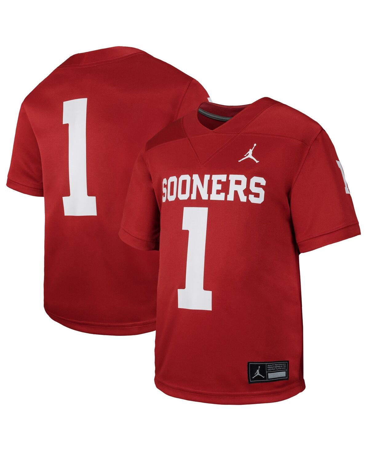 Click here for Jordan Big Boys and Girls Crimson Oklahoma Sooners... prices