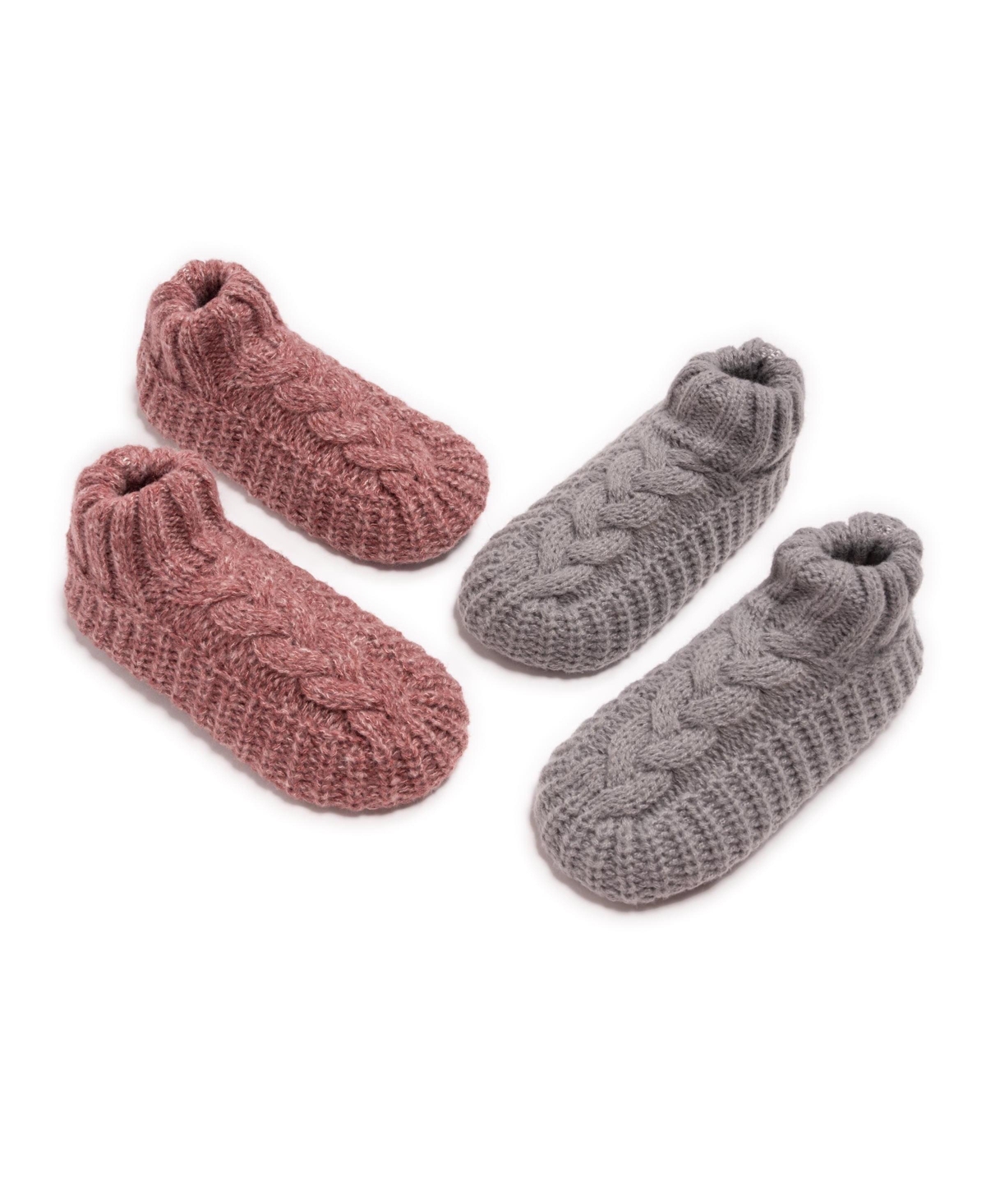 Click here for Muk Luks Womens Cuffed Sweater Knit Ballerina - 2... prices