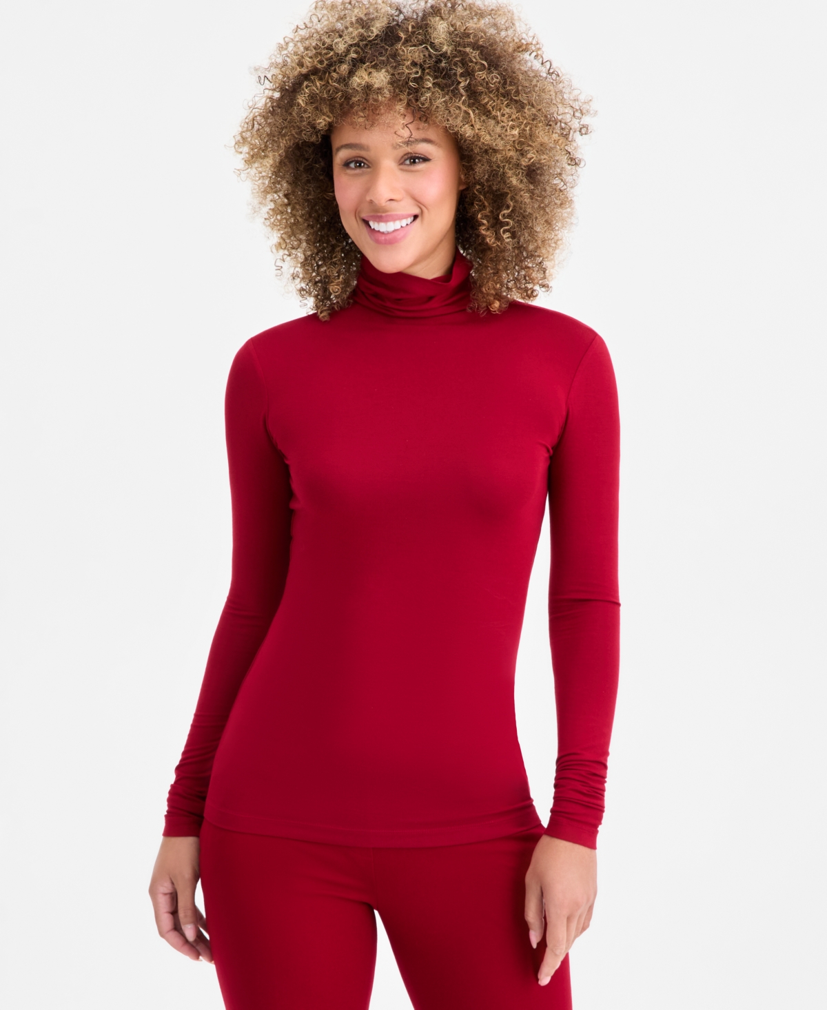 Click here for Anne Klein Womens Long-Sleeve Seamless Turtleneck... prices