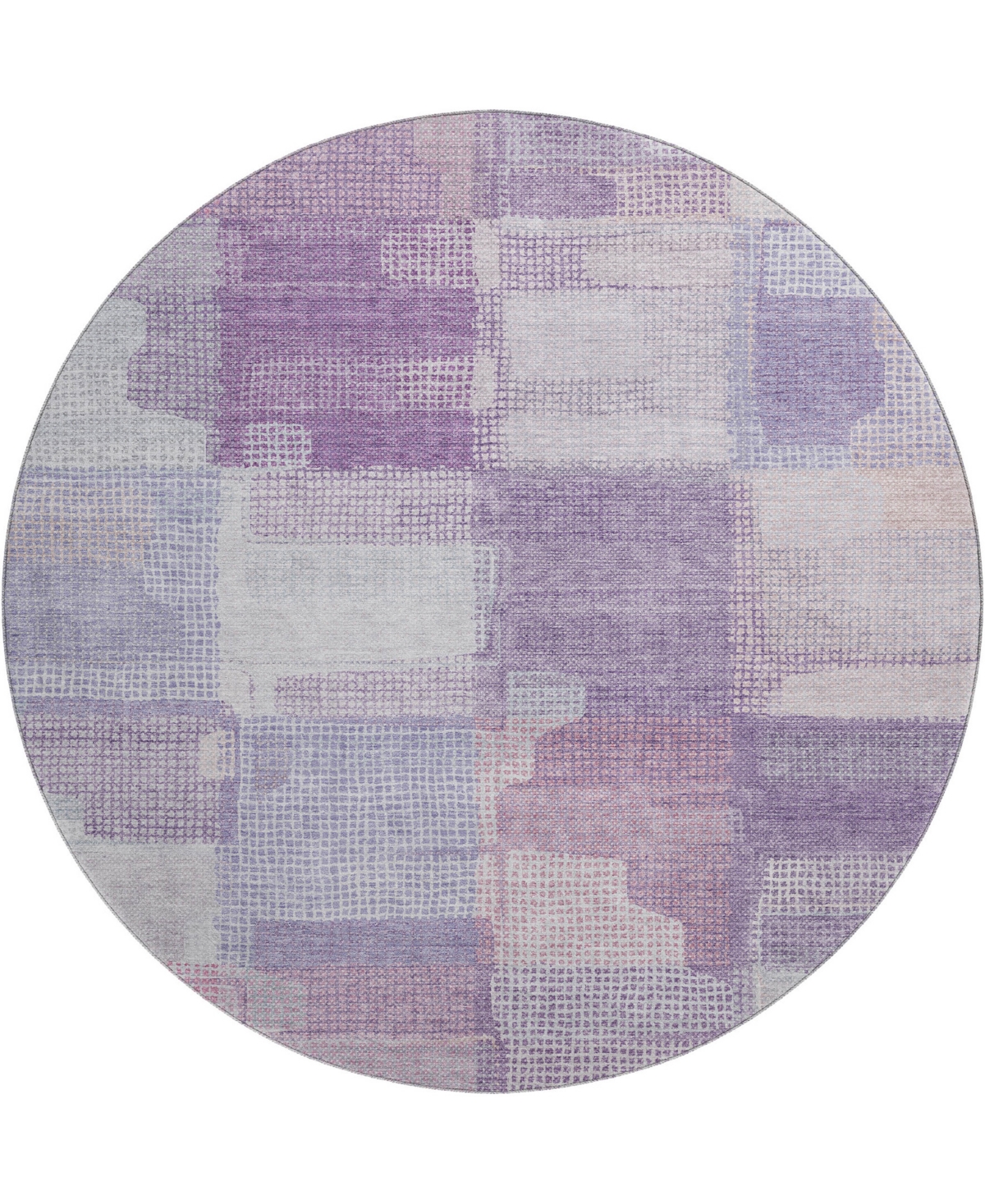 Click here for Dalyn Ravenna RN10 8x8 Round Area Rug - Lavender prices