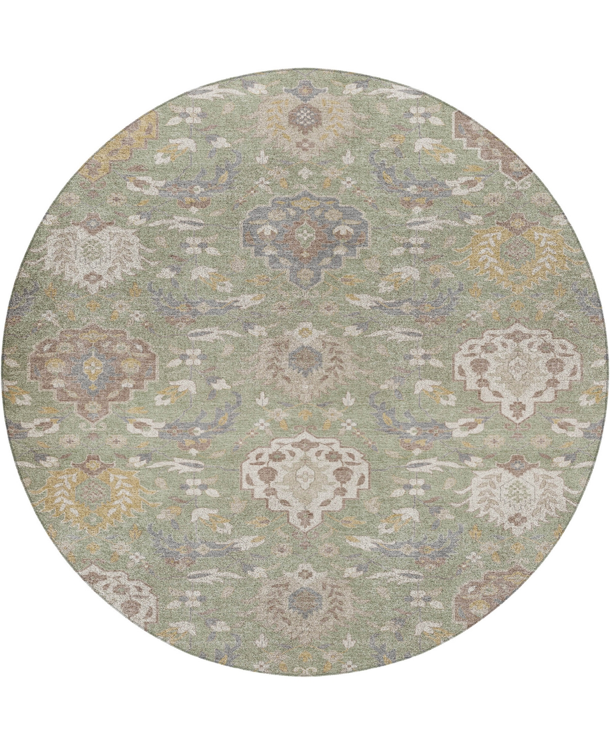Click here for Dalyn Tabrook TB4 8x8 Round Area Rug - Green prices