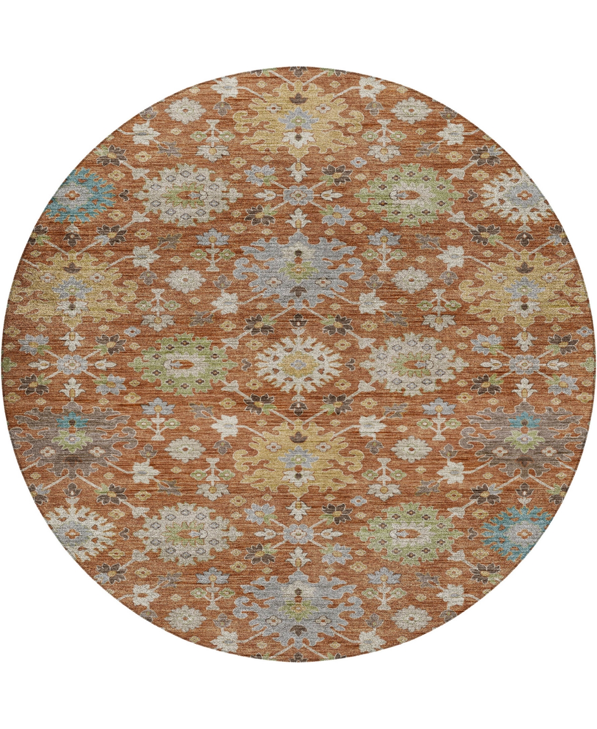 Click here for Dalyn Silk Road SR3 8x8 Round Area Rug - Orange prices
