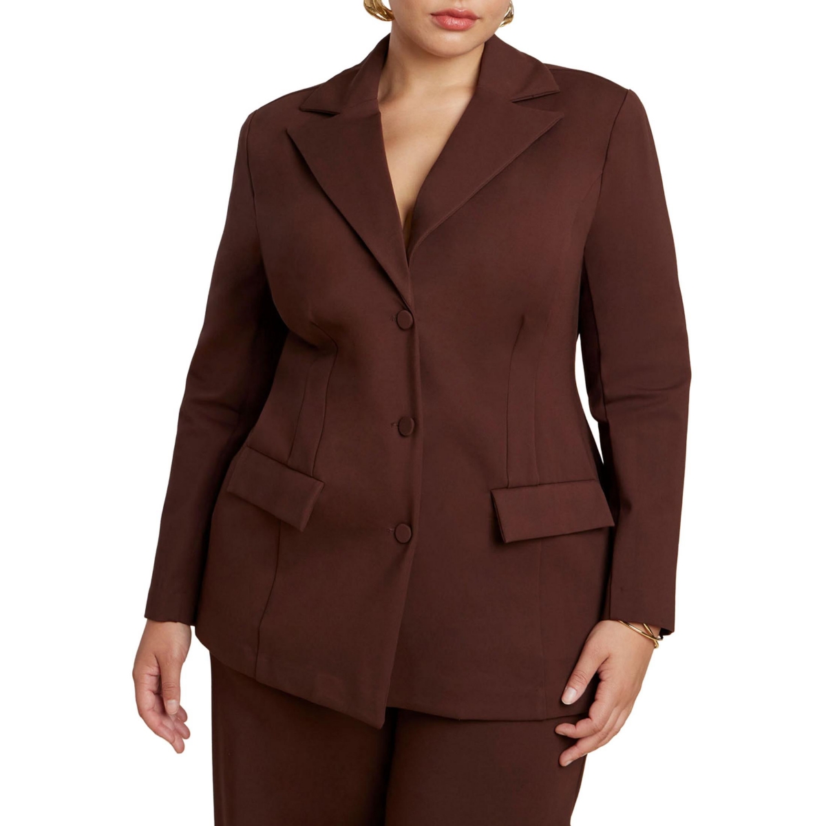 Click here for Eloquii Womens The Ultimate Nipped Waist Blazer -... prices