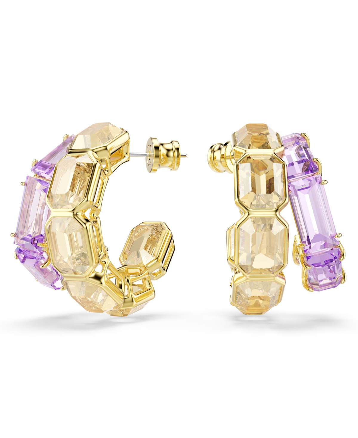 Click here for Swarovski Millenia Gold-Tone Plated Hoop Earrings... prices