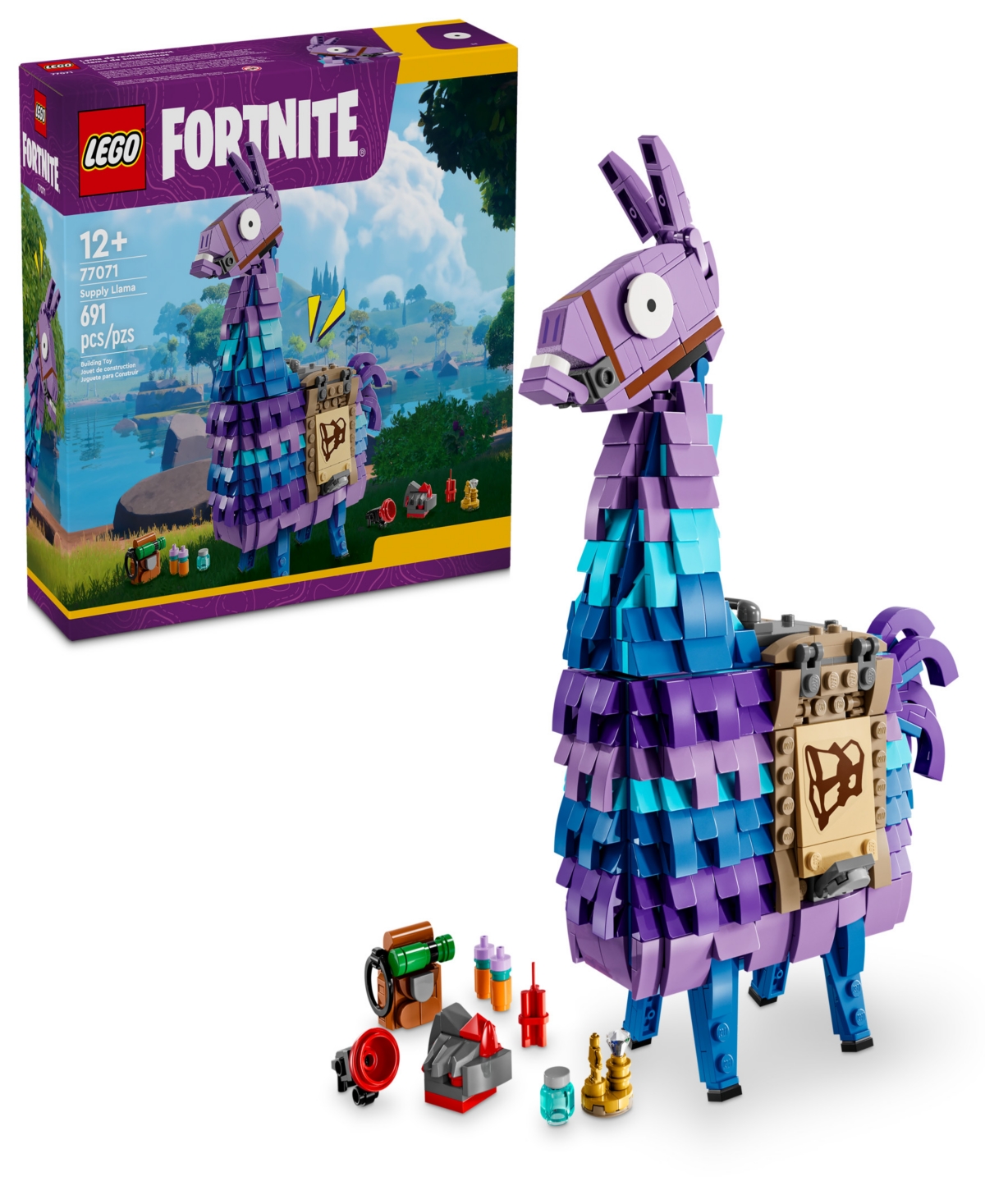 Click here for Lego Fortnite Supply Llama Video Game Toy - Multic... prices