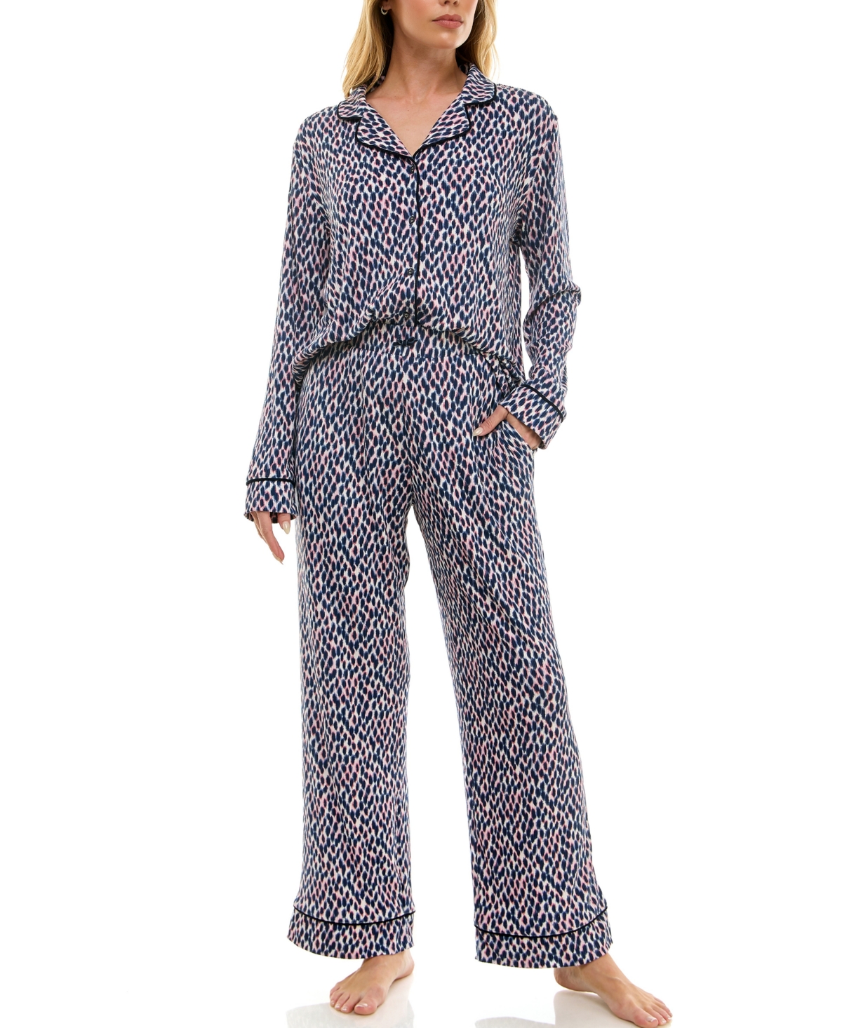 Click here for Roudelain Womens 2-Piece Long Sleeve Top and Print... prices