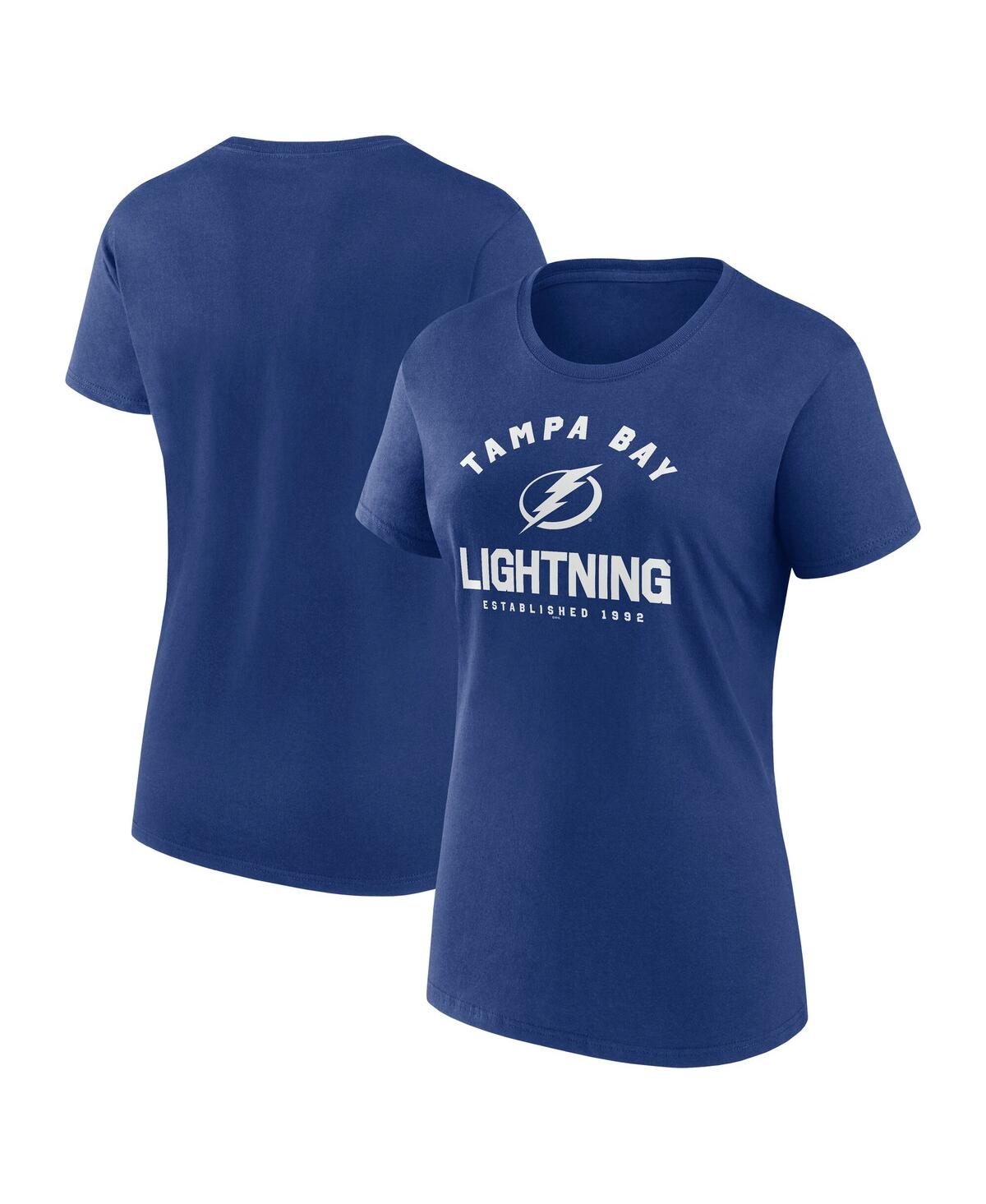 Click here for Logo Athletic Womens Blue Tampa Bay Lightning Unri... prices