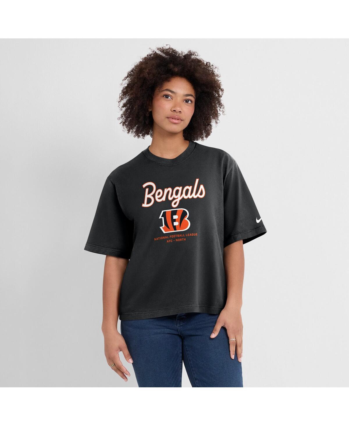Click here for Nike Womens Black Cincinnati Bengals Essential Scr... prices