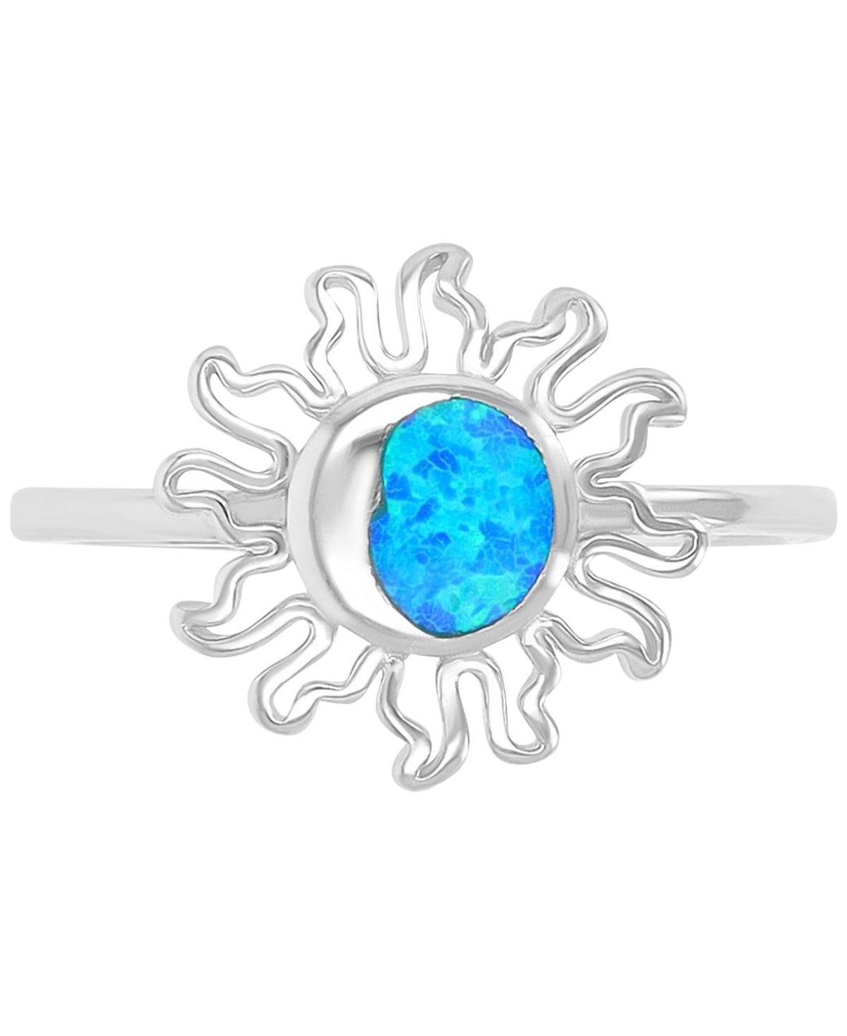Click here for Macys Sun Shape Opal (0.25 ct. t.w.) Ring in Sterl... prices