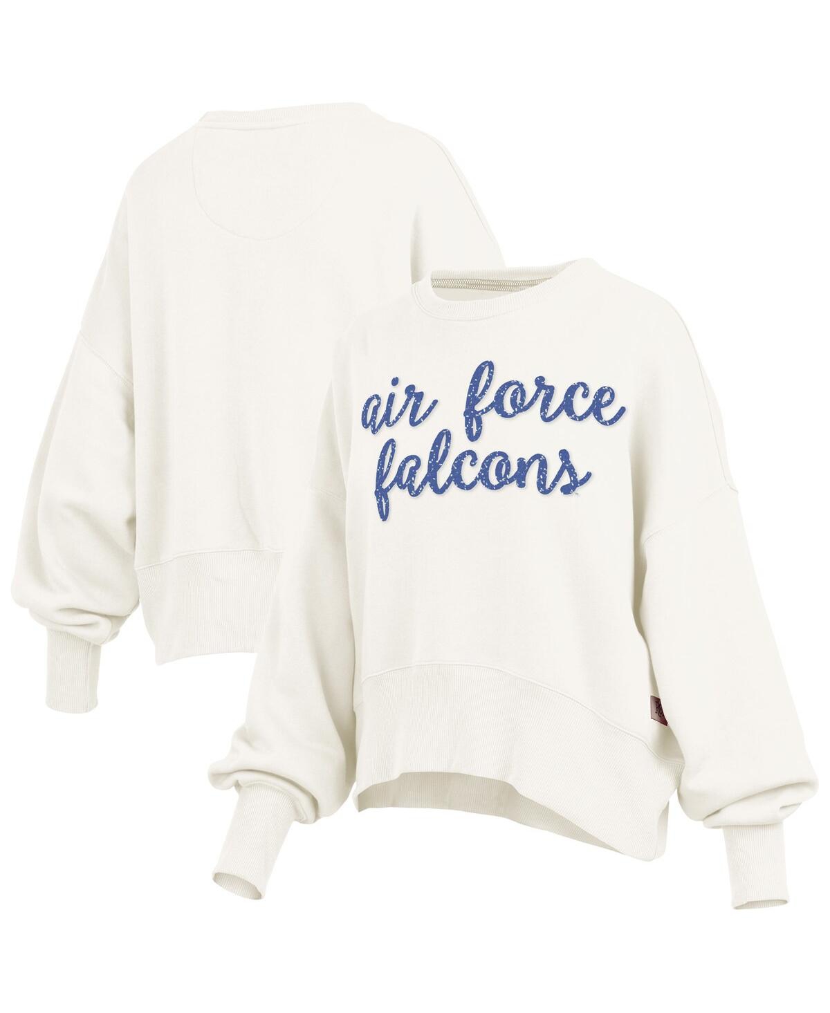 Click here for Pressbox Womens Cream Air Force Falcons Oversized... prices