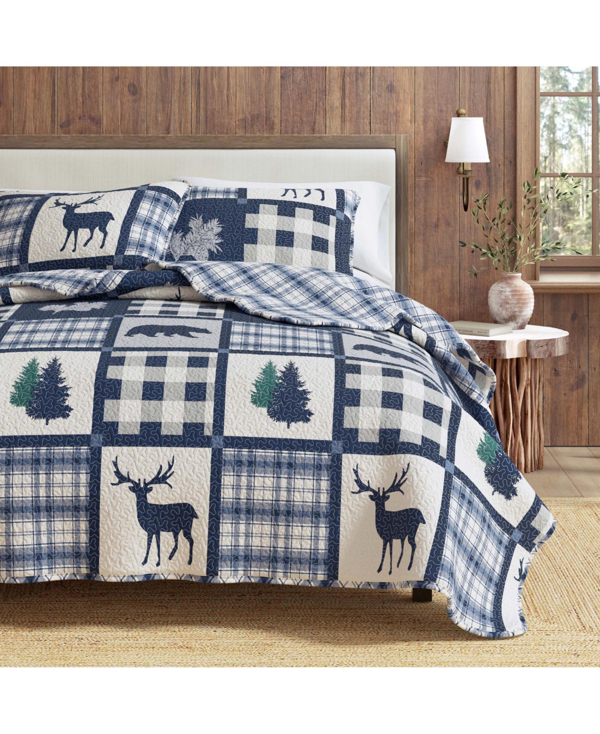 Click here for Linery & Co. Rustic Lodge All-Season Quilt Set - N... prices