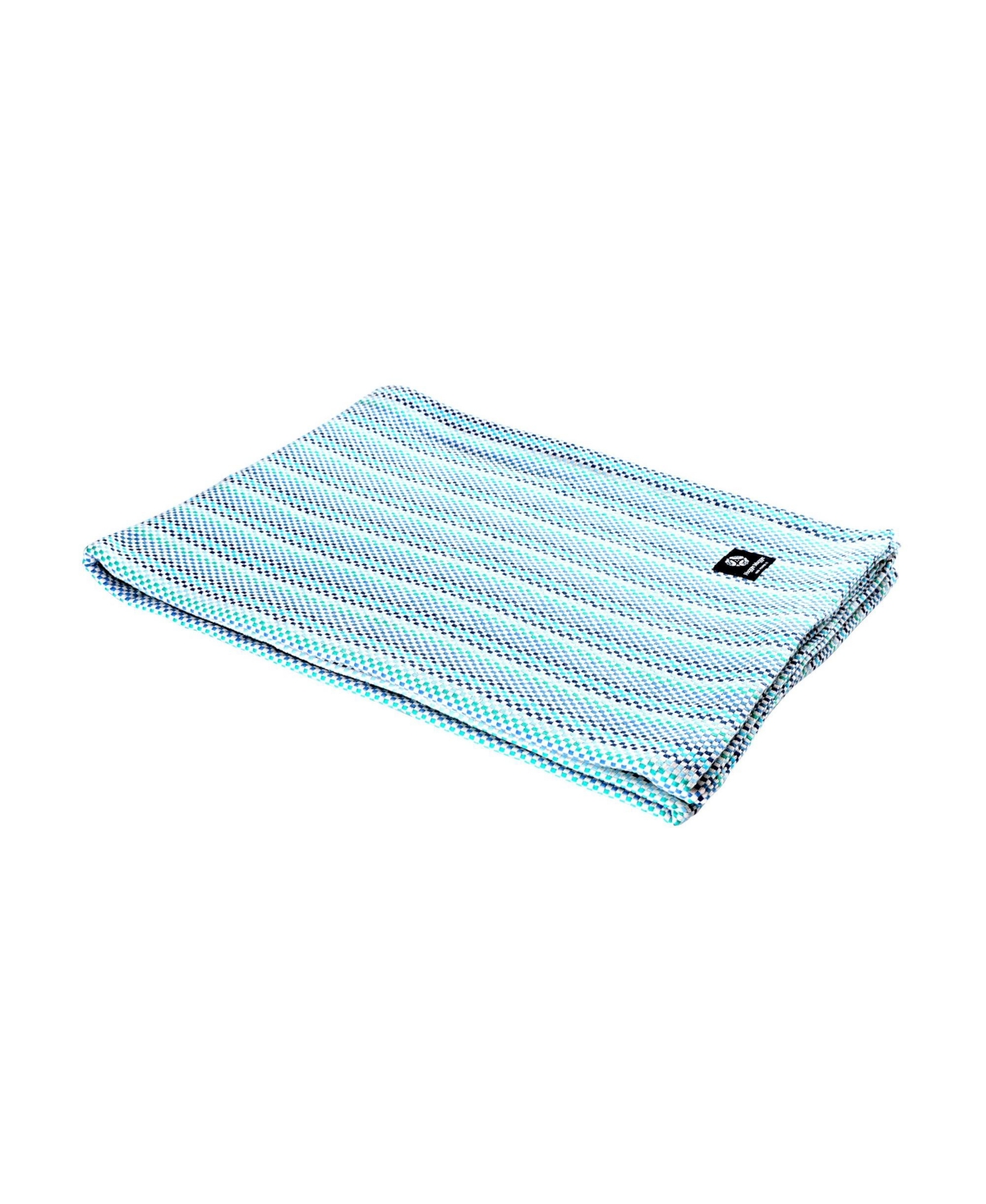 Click here for Cotton Yoga Blanket - Multi-blue prices
