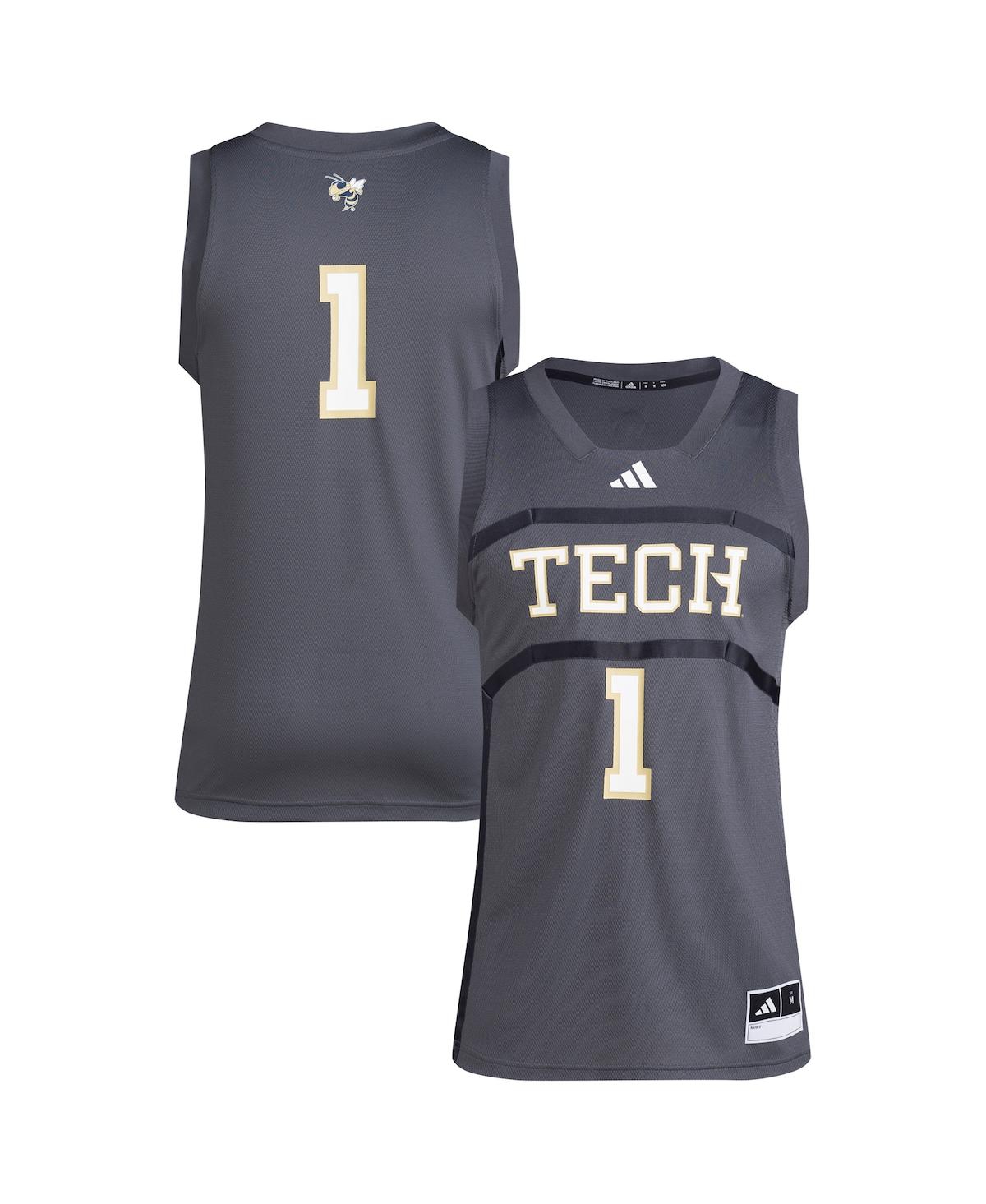 Click here for Adidas Mens 1 Gray Georgia Tech Yellow Jackets Rep... prices
