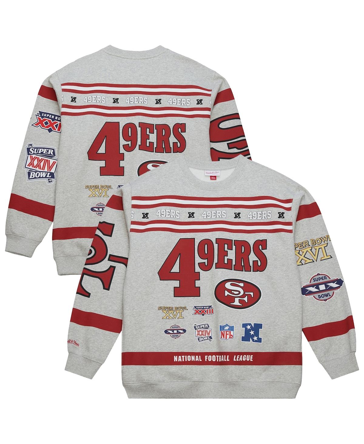 Click here for Mitchell & Ness Mens Heather Gray San Francisco 49... prices