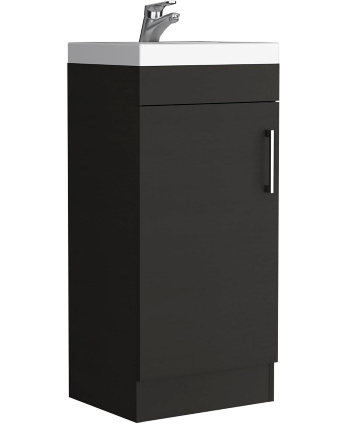 Click here for Tuhome Madrid 16"" Bathroom Vanity Black... prices