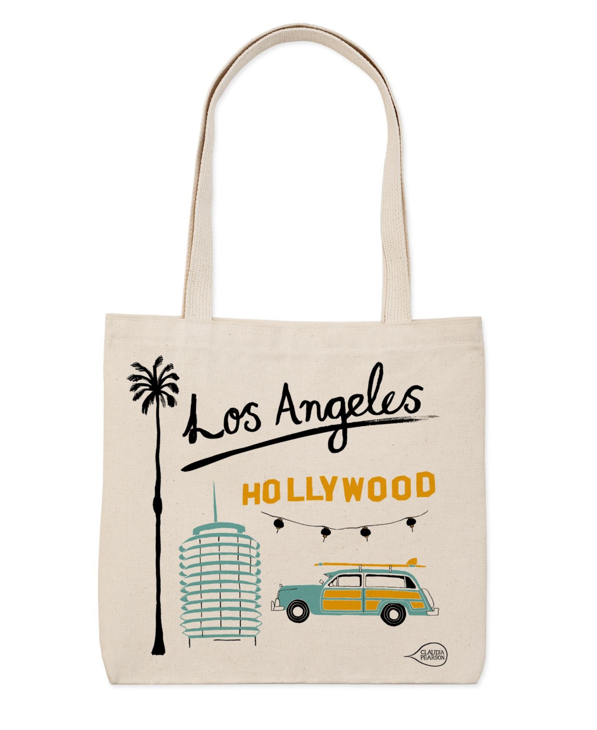 Click here for Los Angeles Everyday Tote - Yellow  teal  black prices