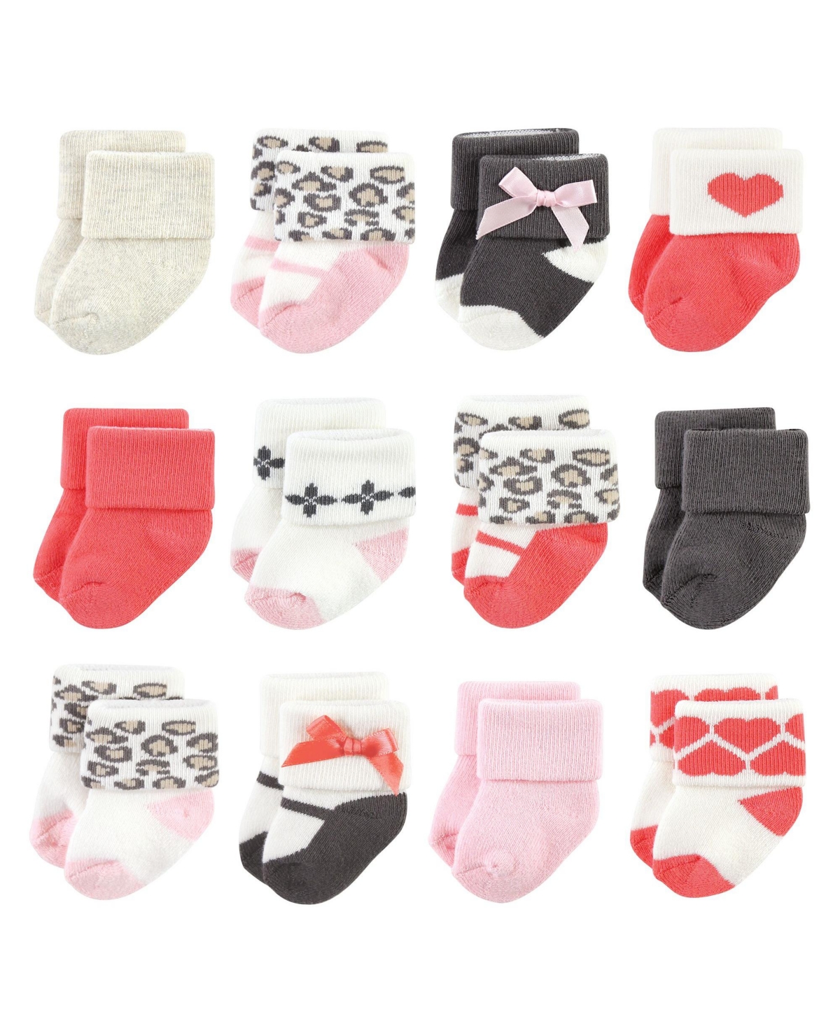Click here for Luvable Friends Baby Girls Cotton Terry Socks Bund... prices
