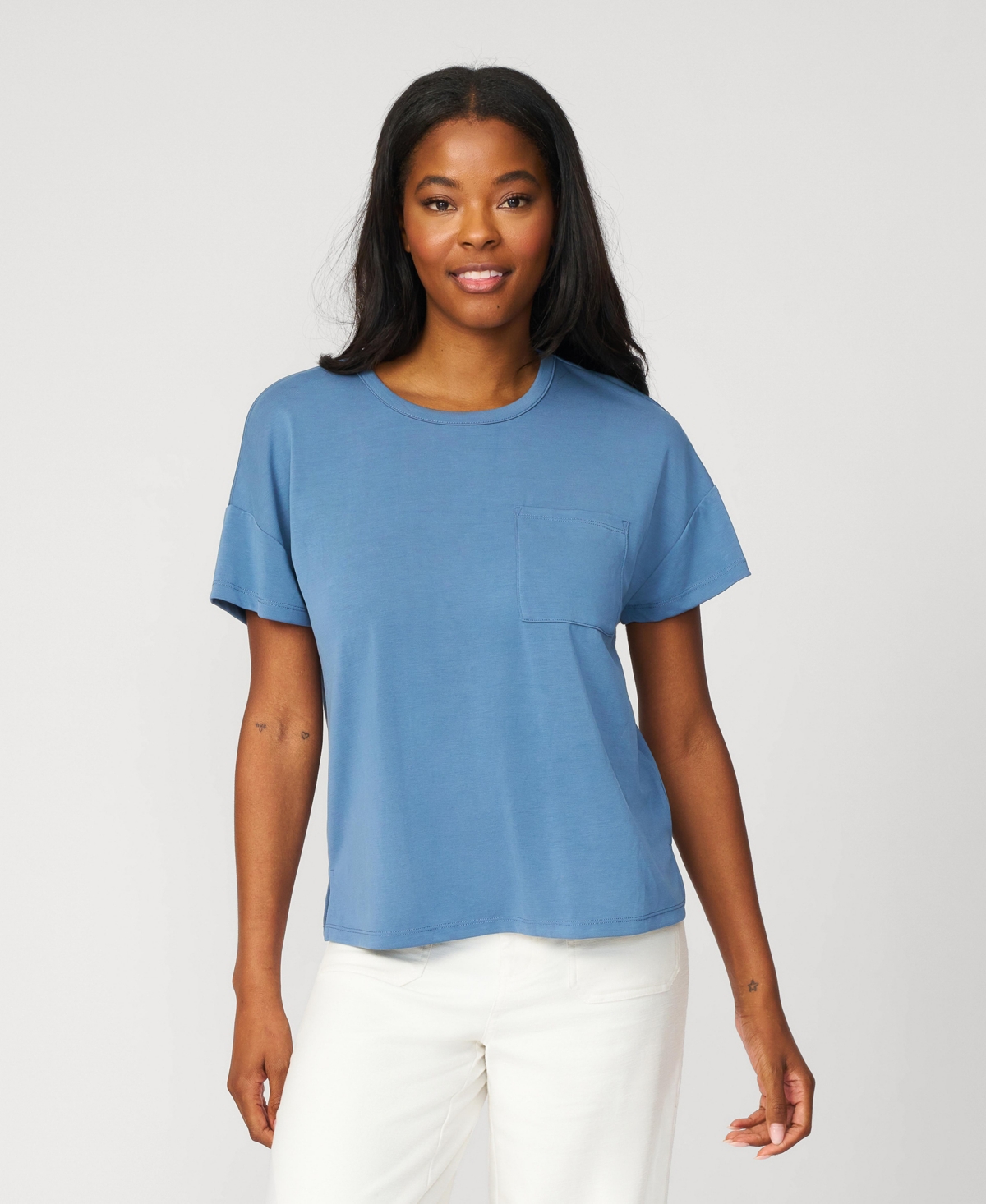 Click here for Cable & Gauge Womens Soft Modal Pocket Tee - China... prices