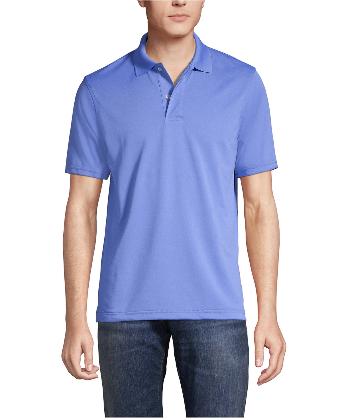 Click here for Lands End Mens Short Sleeve Polyester Polo - True... prices