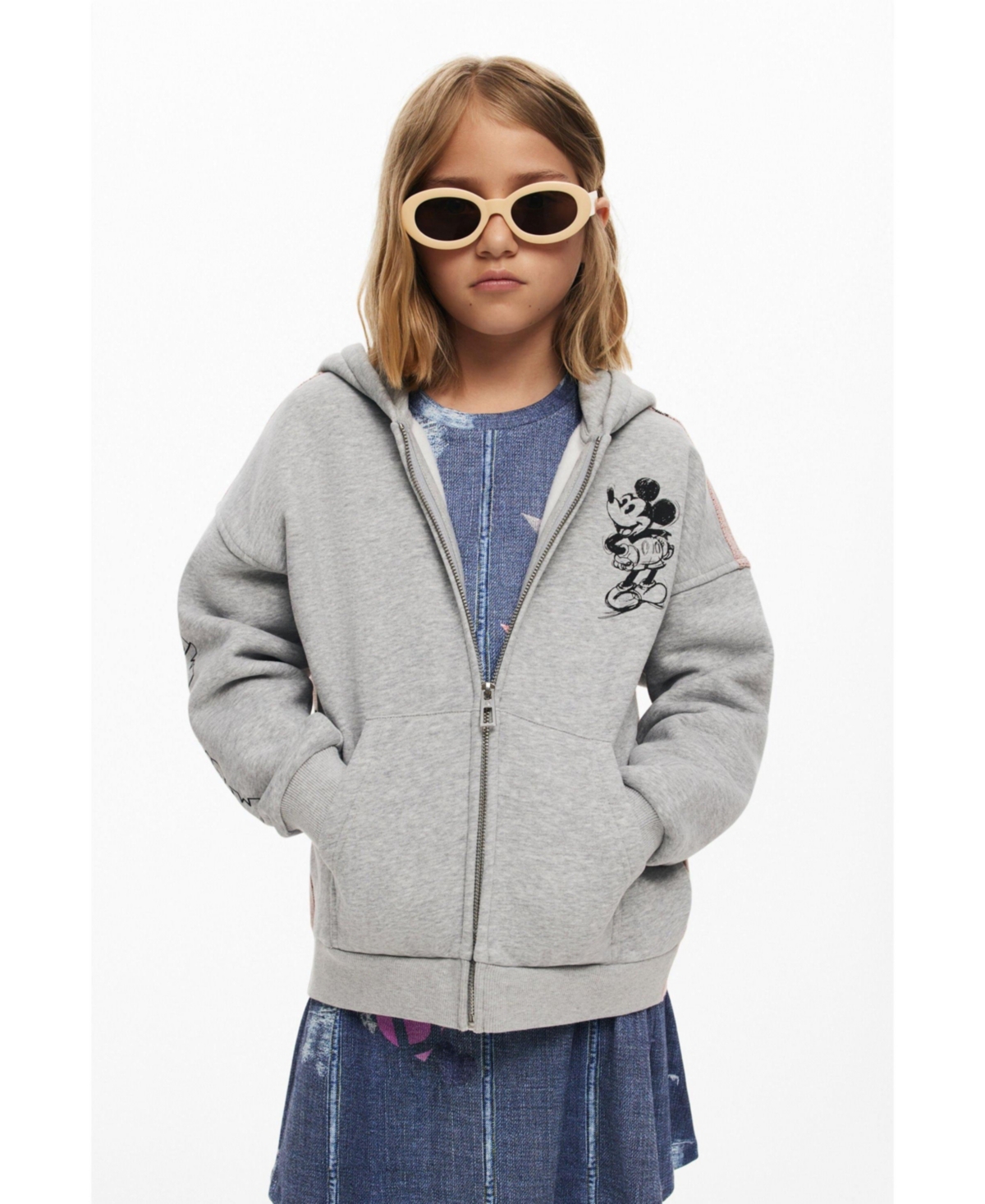 Click here for Desigual Girls Girlss Mickey Mouse sweatshirt - Bl... prices