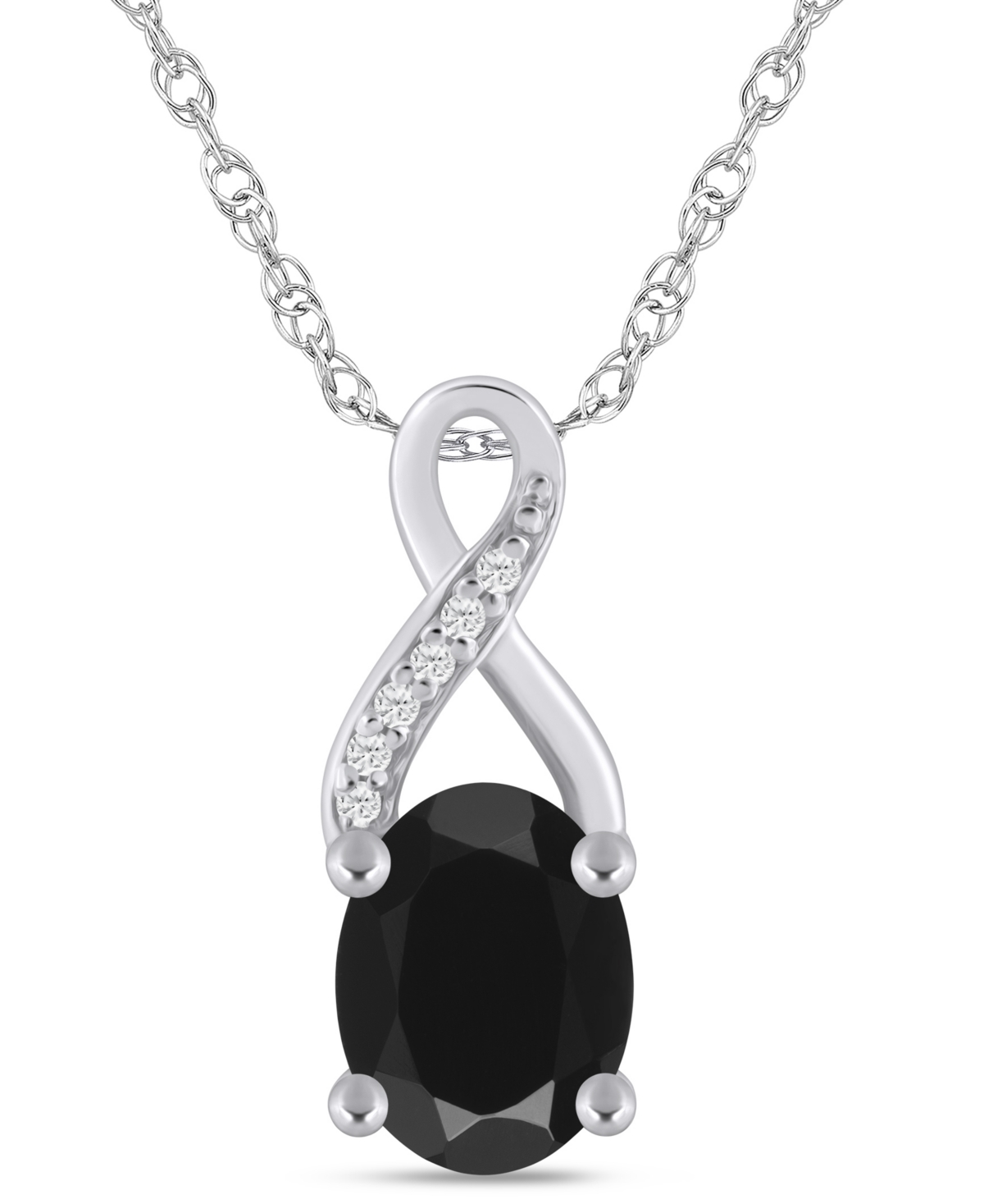 Click here for Macys Gemstone and Diamond Accent Set Necklace in... prices