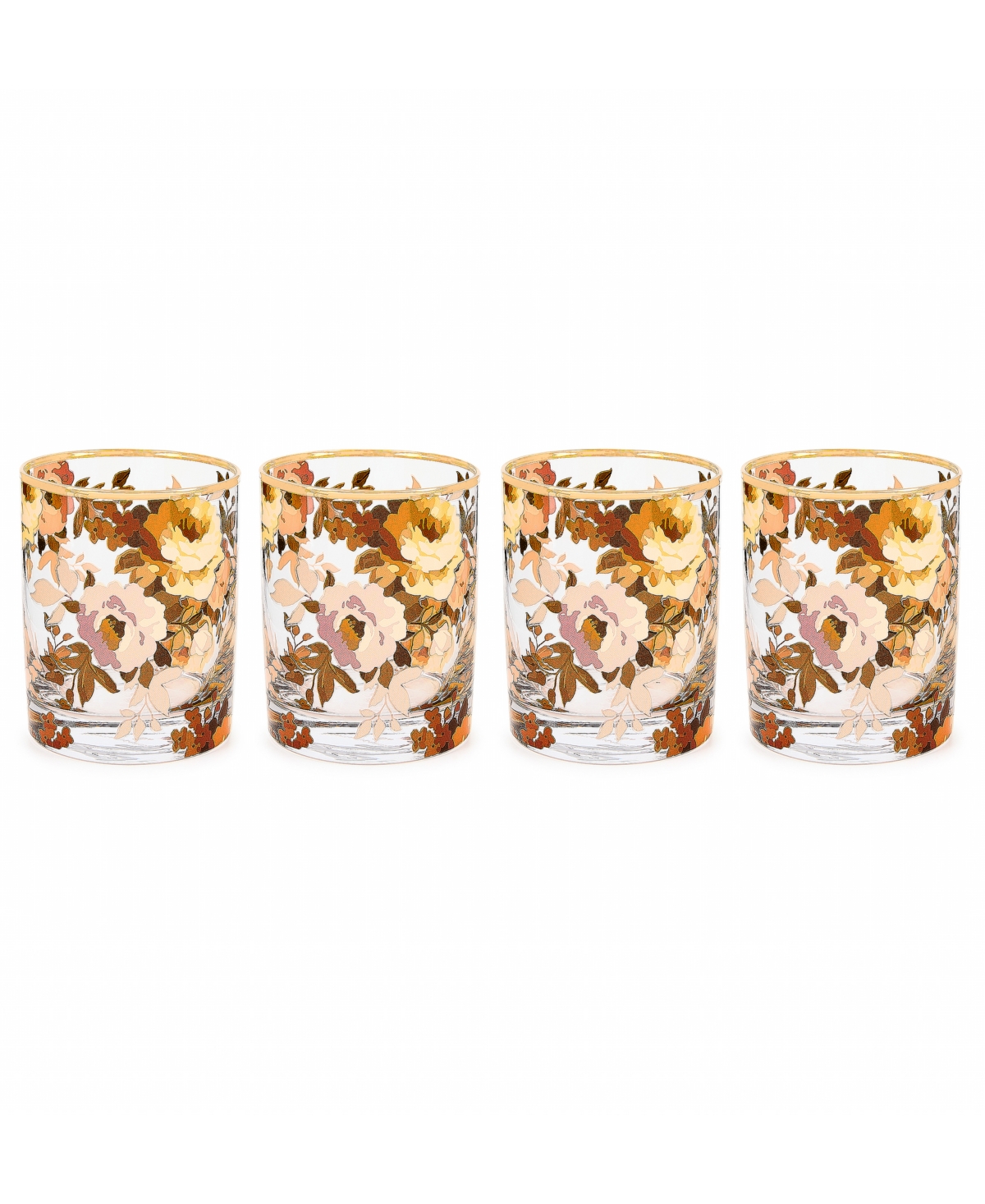 Click here for MacKenzie-Childs Wild Rose Tumbler Glasses  Set of... prices