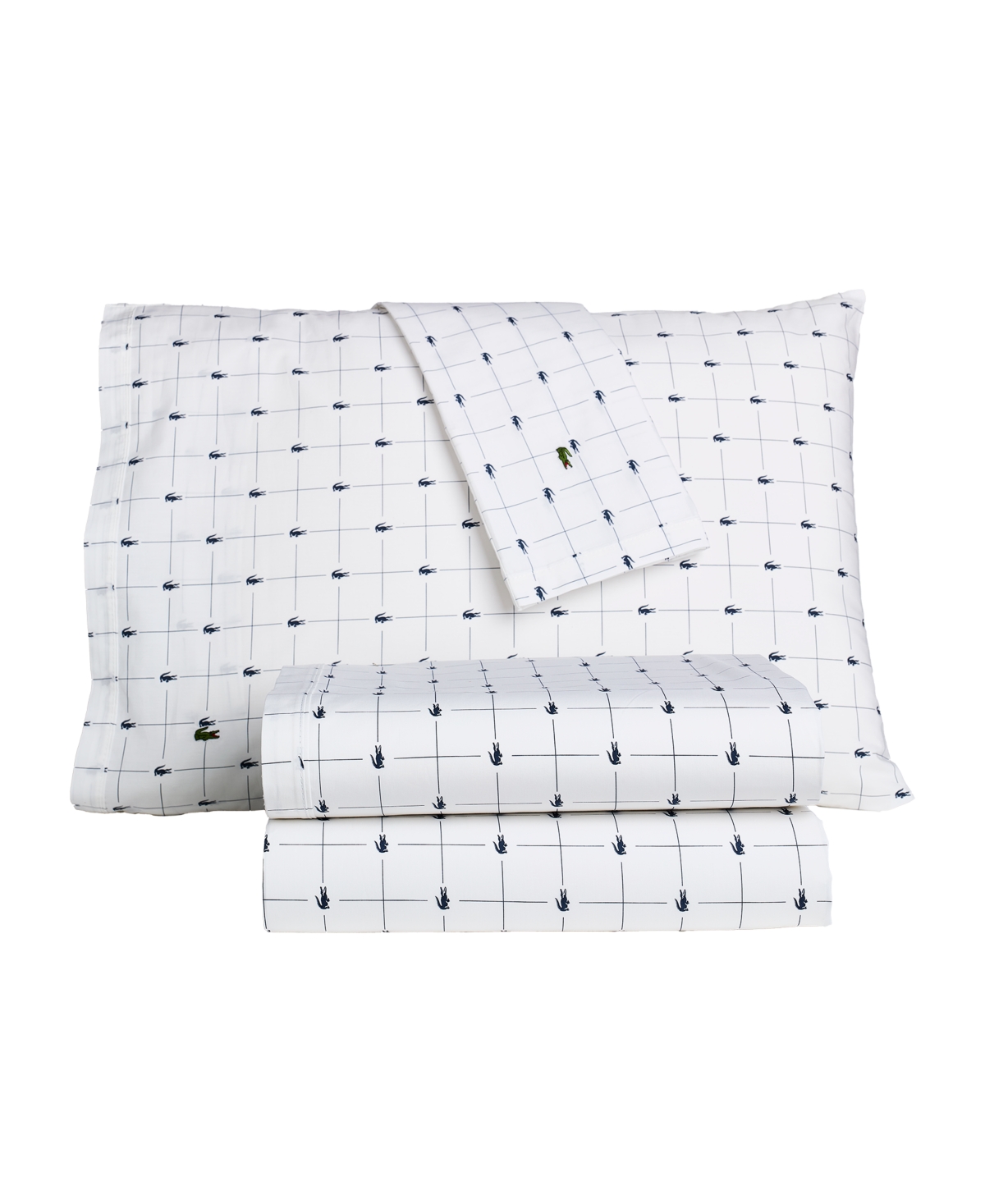 Click here for Lacoste Slice 200-Thread Count Cotton 4-Pc. Sheet... prices