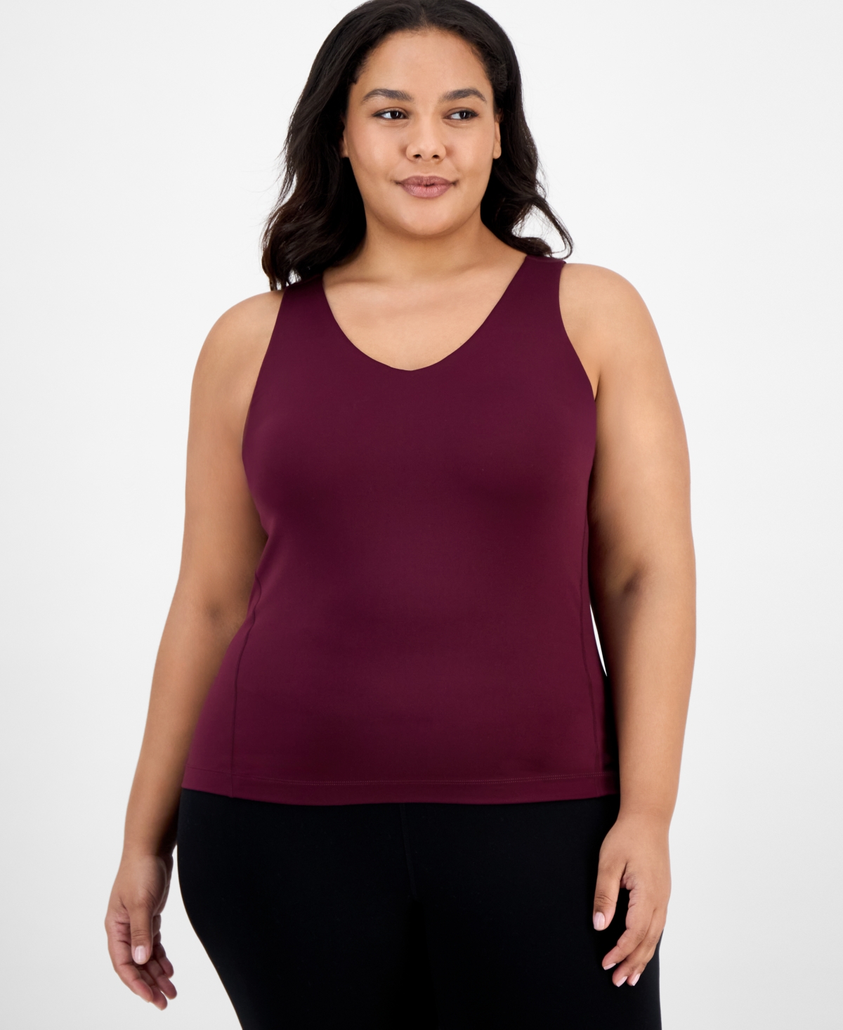 Click here for Id Ideology Plus Size Studio V-Neck Tank Top  Macy... prices