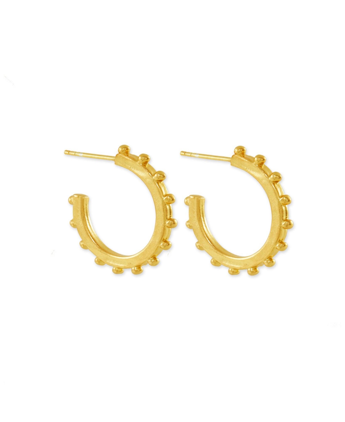 Click here for Ottoman Hands Aida Hoop Earrings - Gold prices